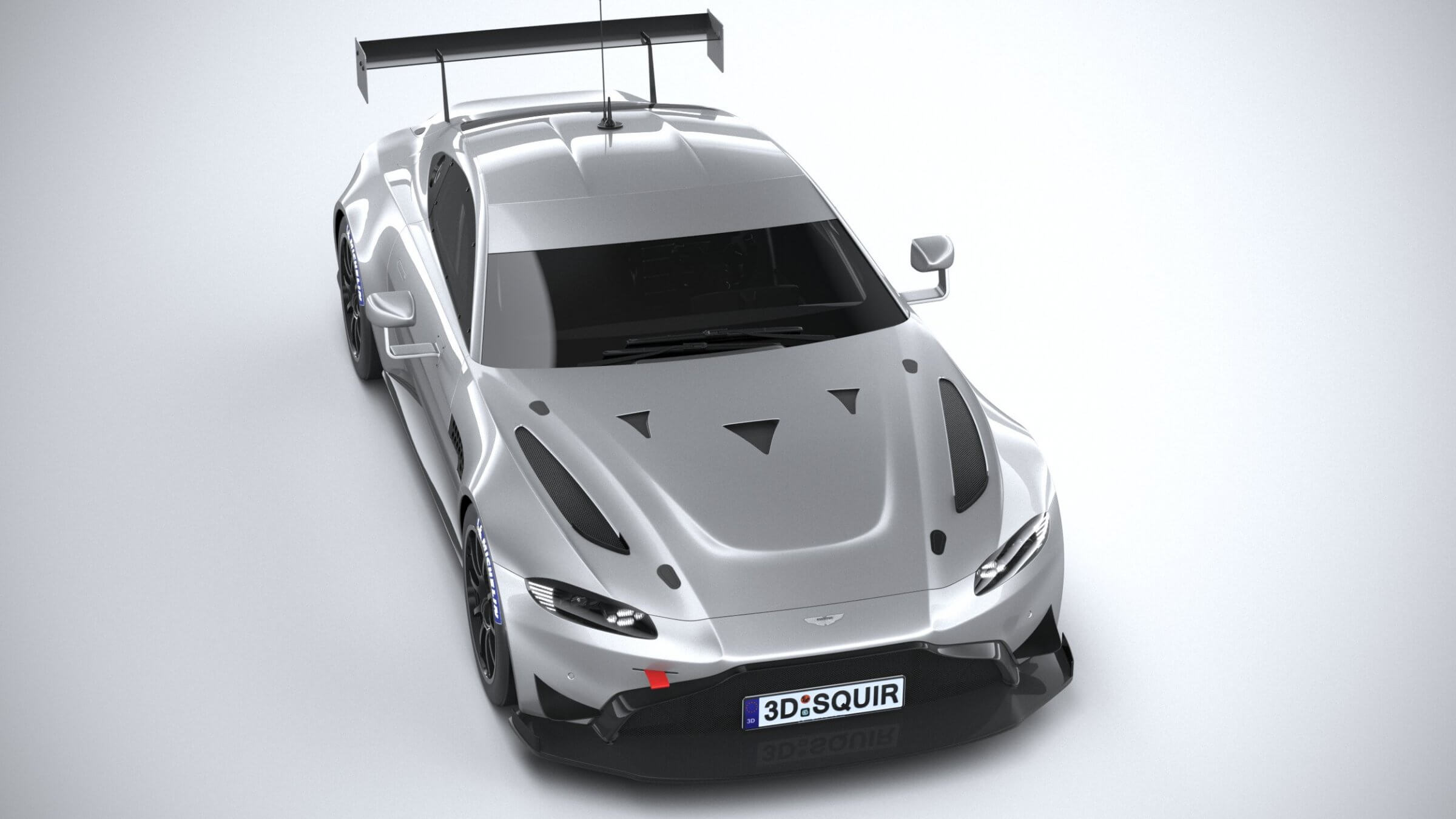 Aston Martin Vantage GT8R 2021 - 3D Model by SQUIR