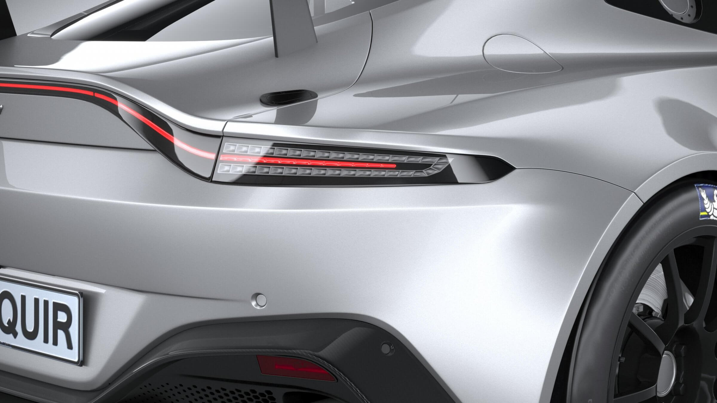 Aston Martin Vantage GT8R 2021 - 3D Model by SQUIR