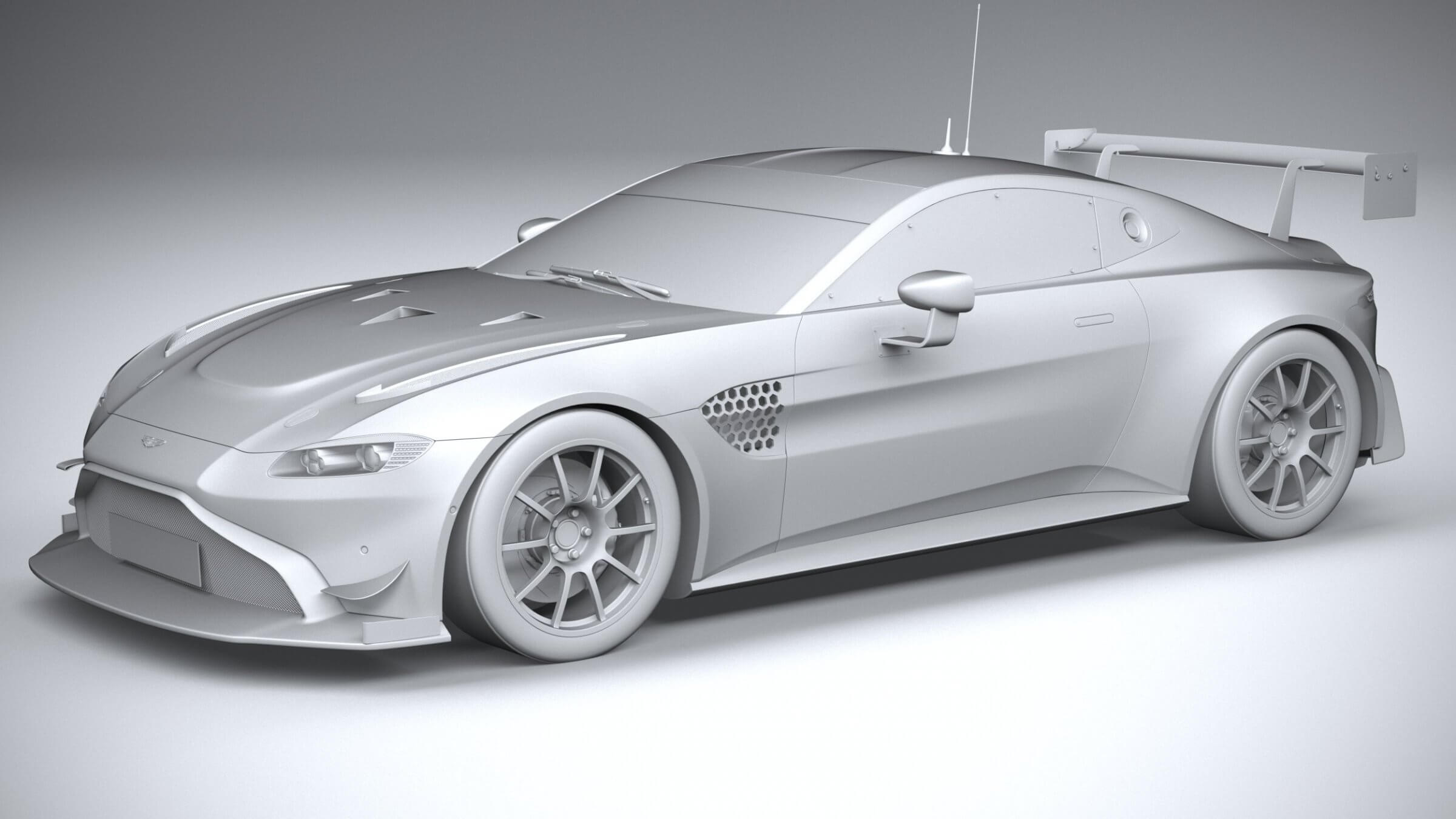 Aston Martin Vantage GT8R 2021 - 3D Model by SQUIR