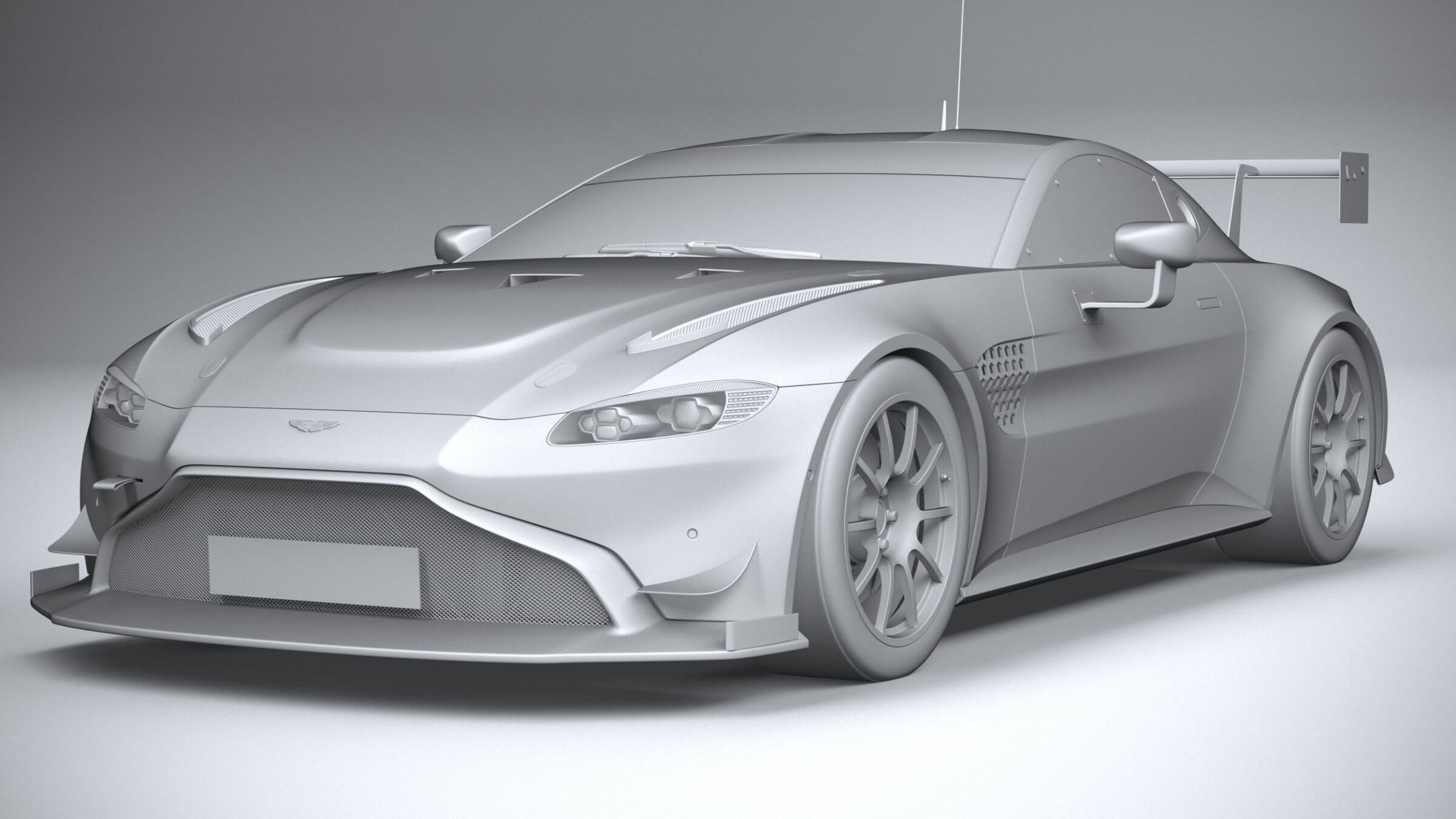 Aston Martin Vantage GT8R 2021 - 3D Model by SQUIR