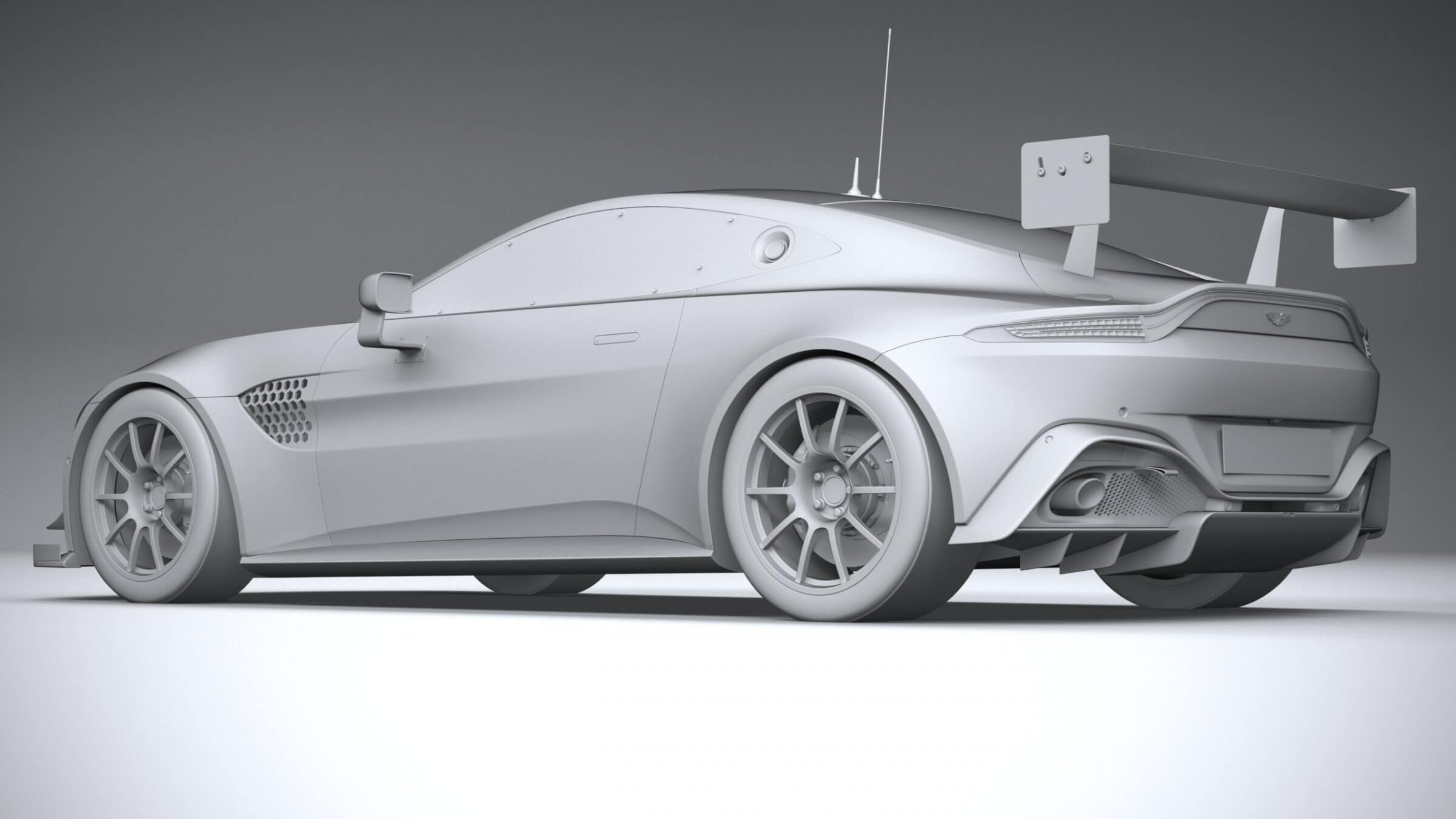 Aston Martin Vantage GT8R 2021 - 3D Model by SQUIR