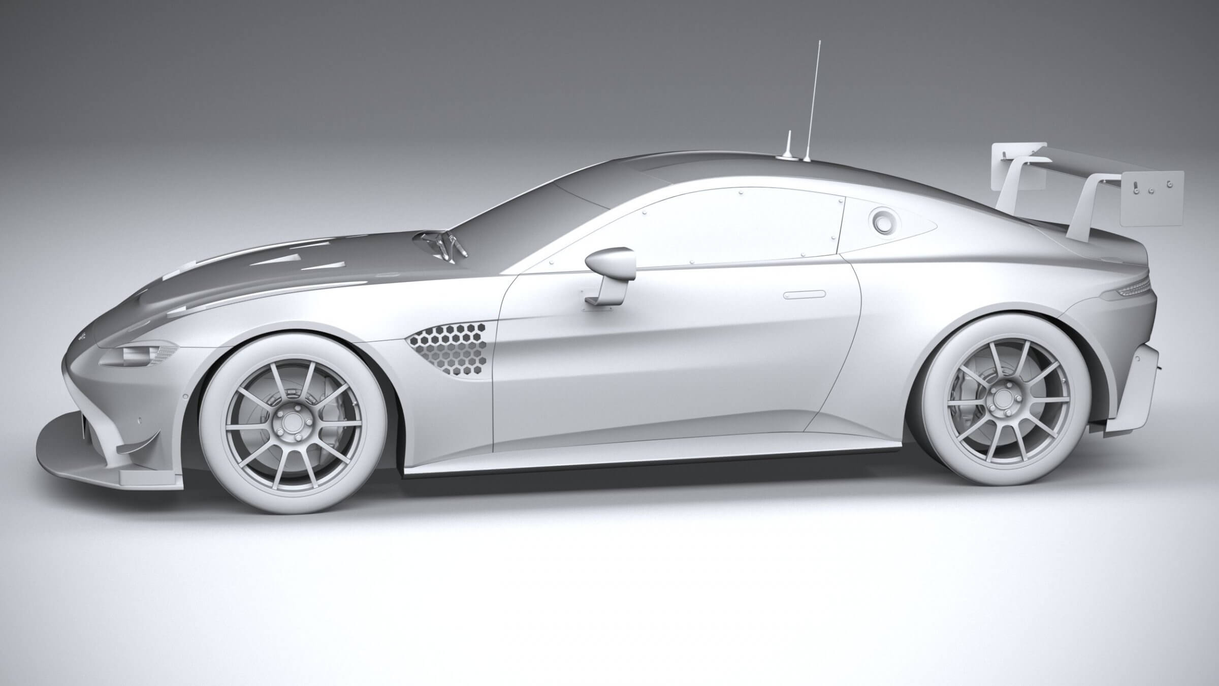 Aston Martin Vantage GT8R 2021 - 3D Model by SQUIR