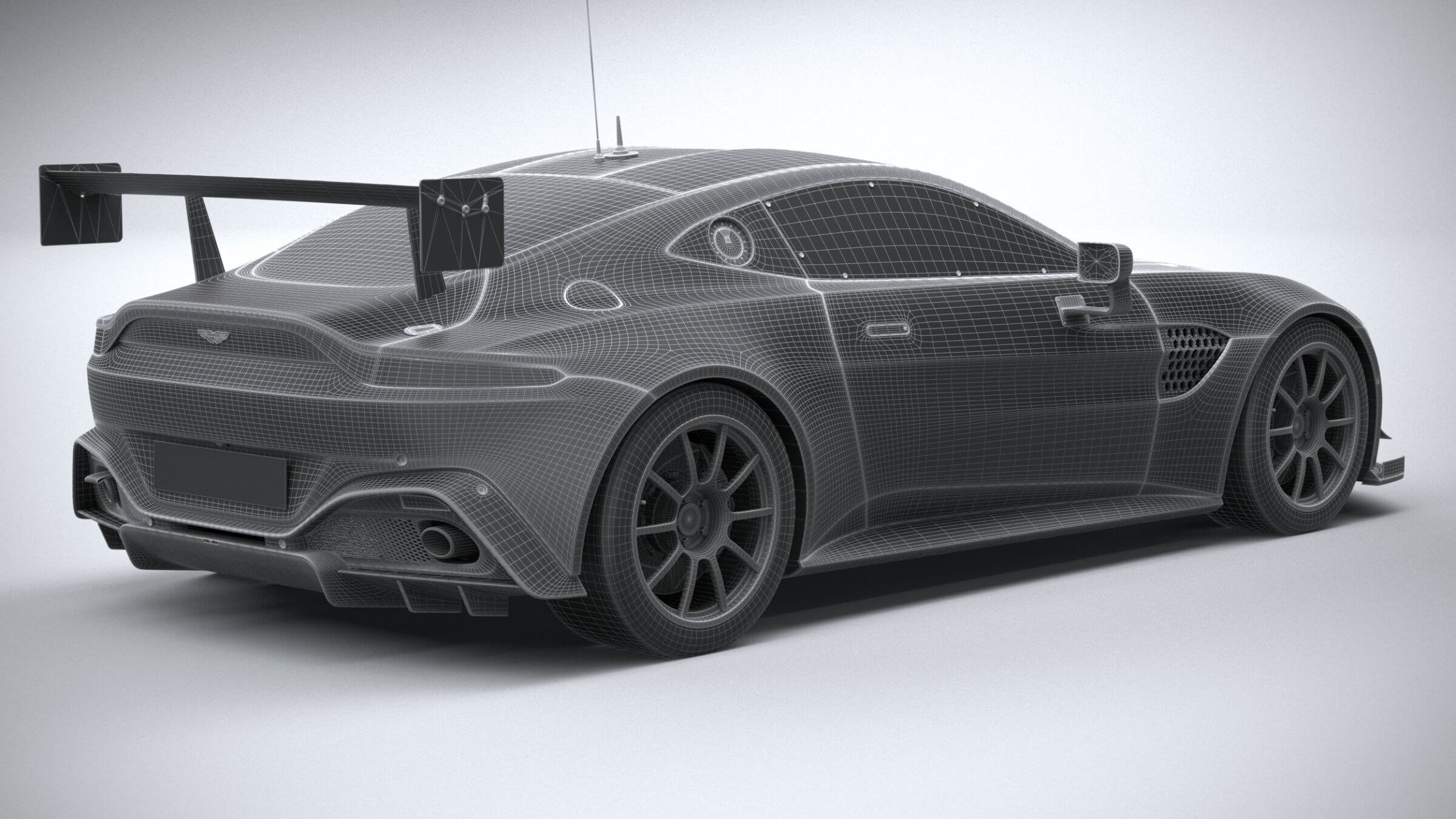Aston Martin Vantage GT8R 2021 - 3D Model by SQUIR