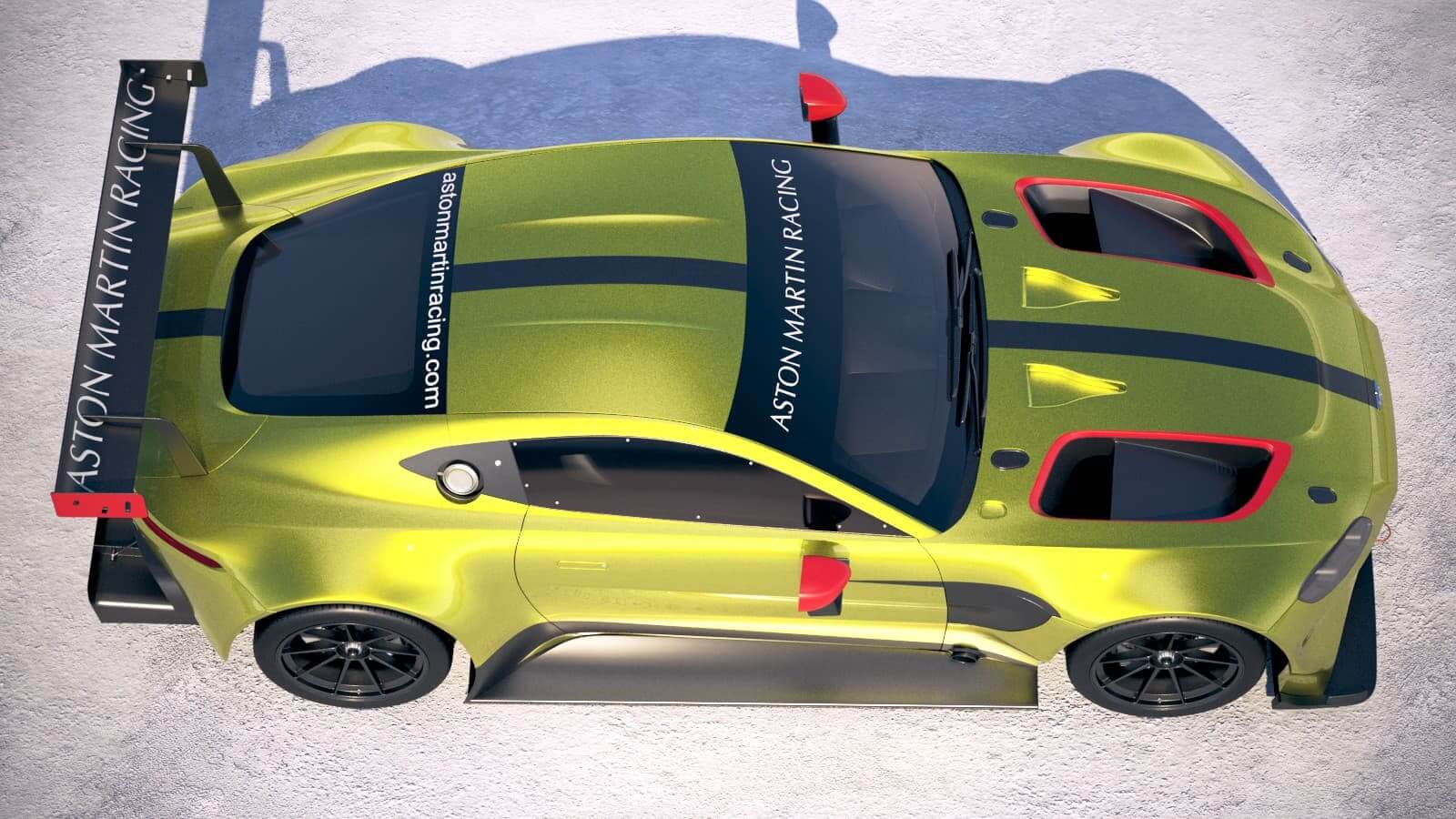 Aston Martin Vantage GTE Race Car 2018 - 3D Model by SQUIR