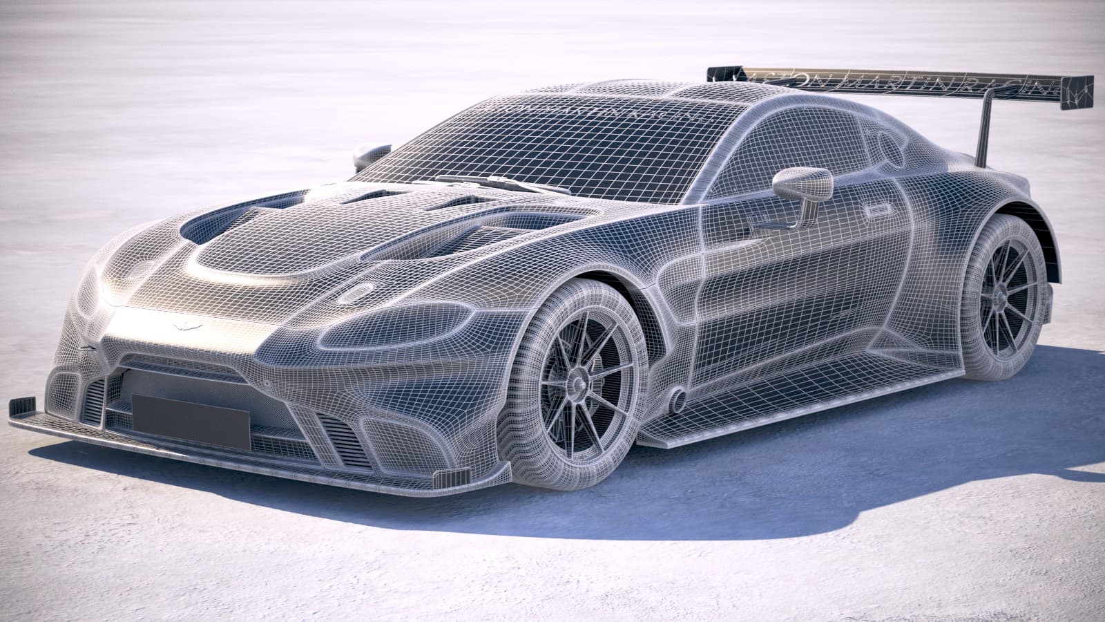 Aston Martin Vantage GTE Race Car 2018 - 3D Model by SQUIR