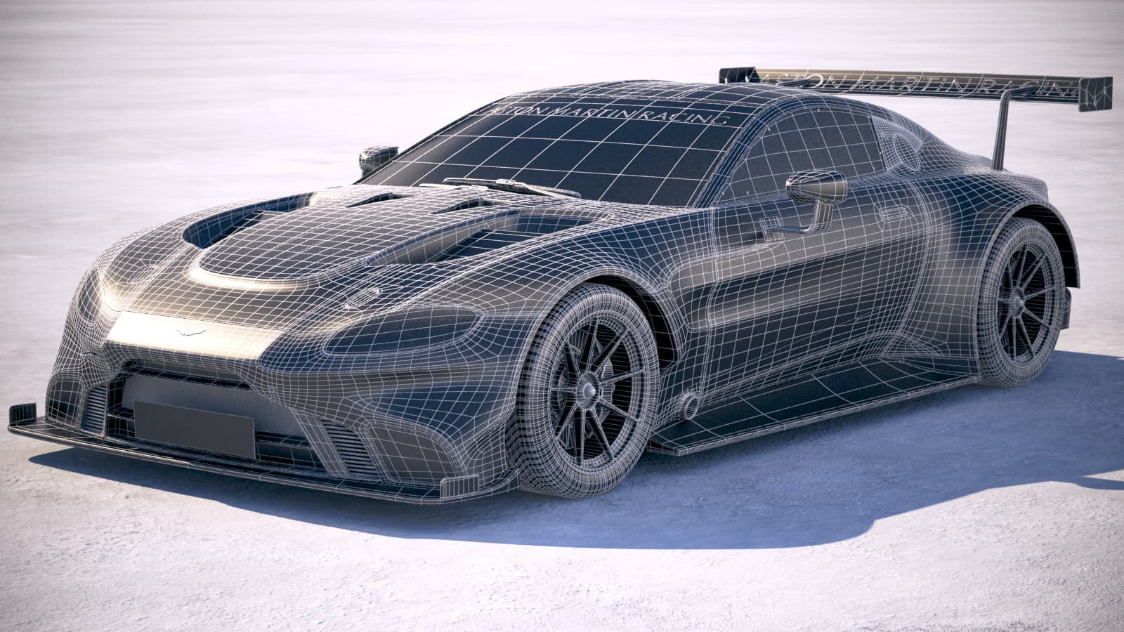 Aston Martin Vantage GTE Race Car 2018 - 3D Model by SQUIR