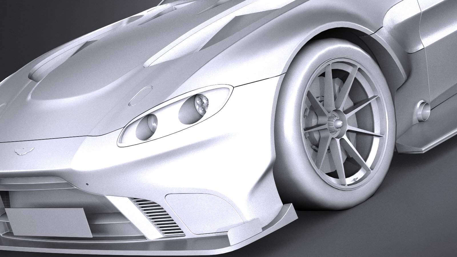 Aston Martin Vantage GTE Racecar 2018 - 3D Model by SQUIR