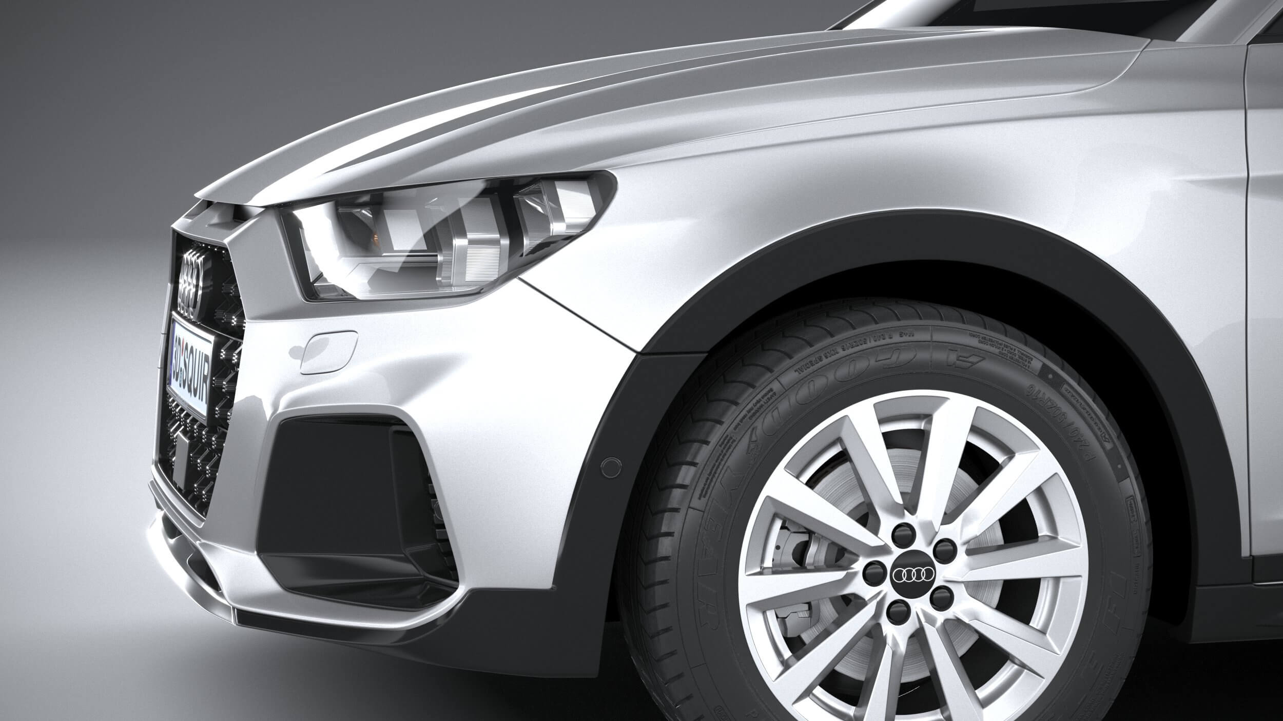 Audi A1 Basic 2024 - 3D Model by SQUIR