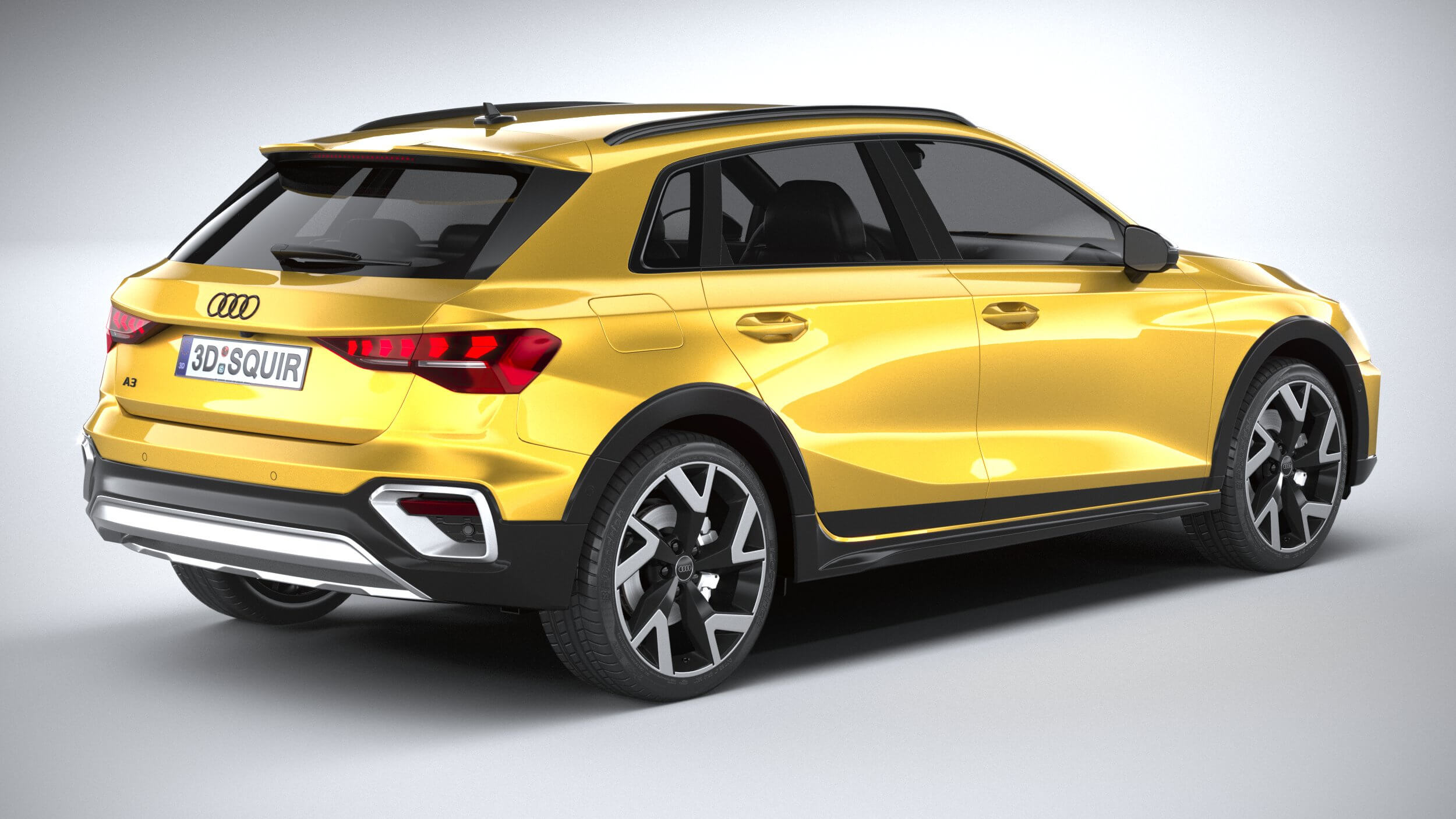 Audi A3 Allstreet 2025 - 3D Model by SQUIR