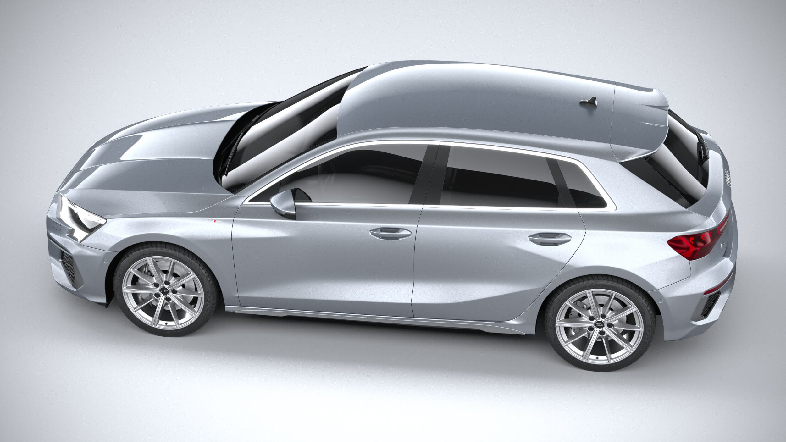 Audi A3 G-Tron 2024 3D Model by SQUIR