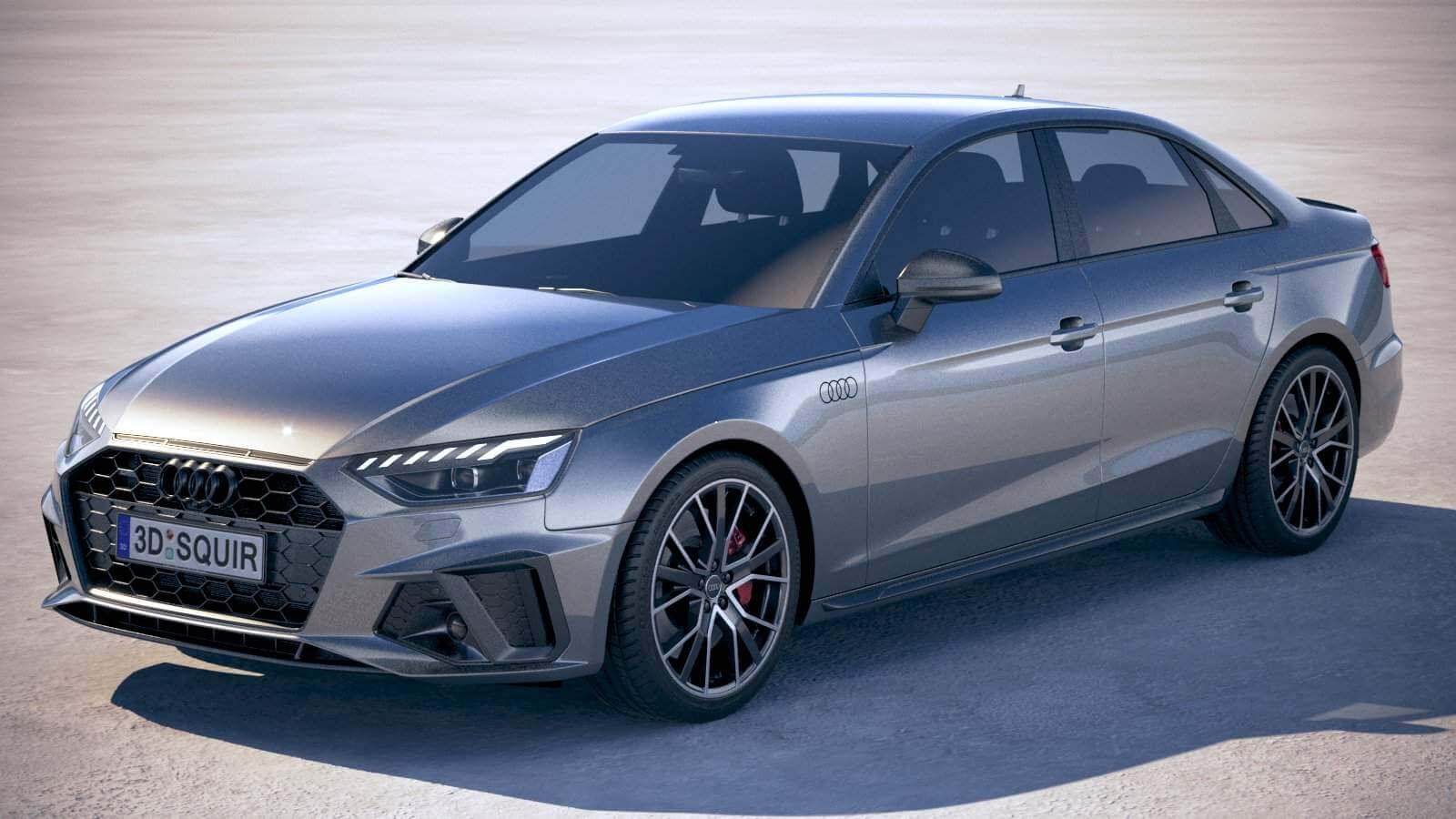 Audi A4 S-Line 2020 3D Model by SQUIR