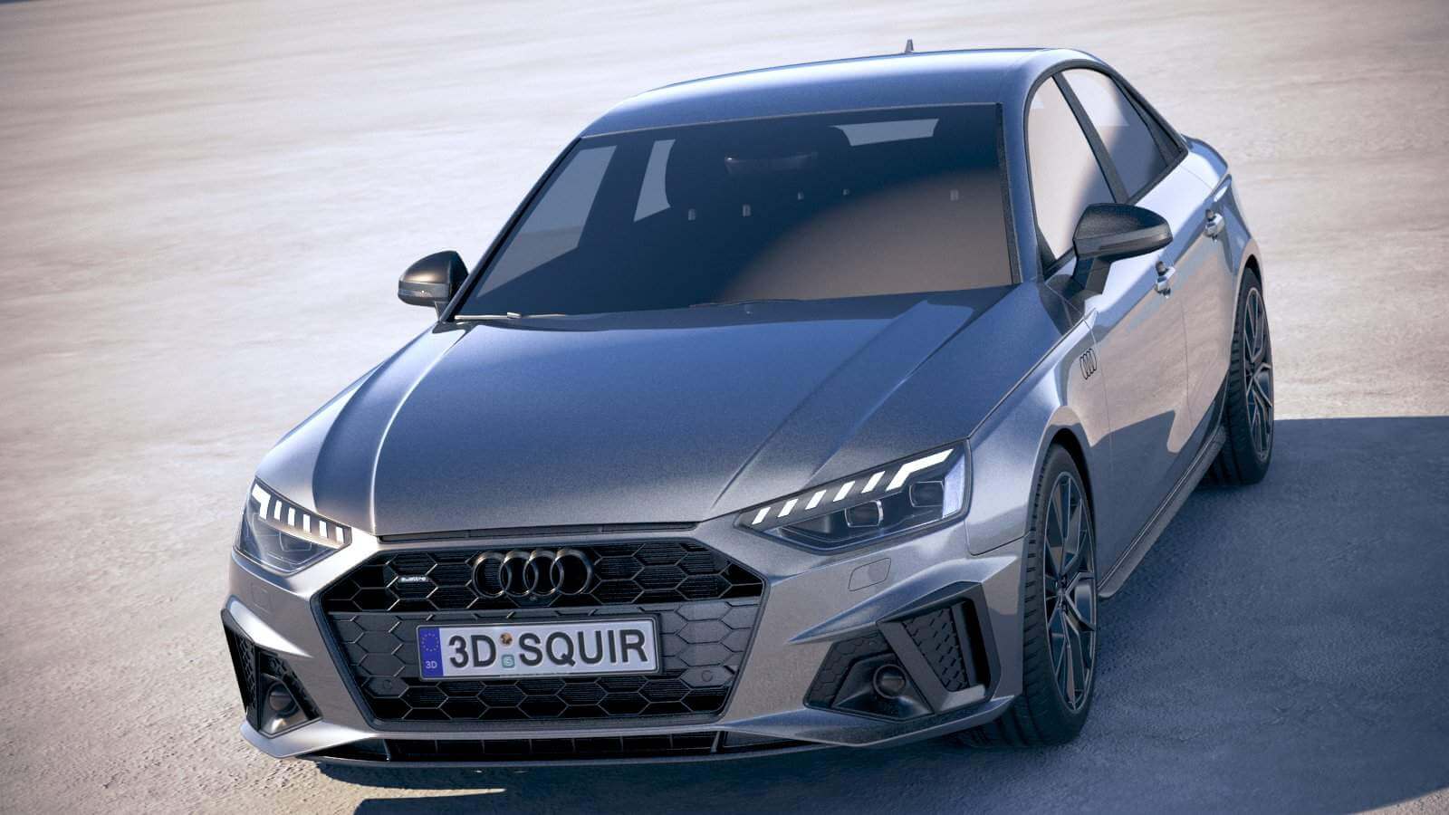 Audi A4 S-Line 2020 3D Model by SQUIR