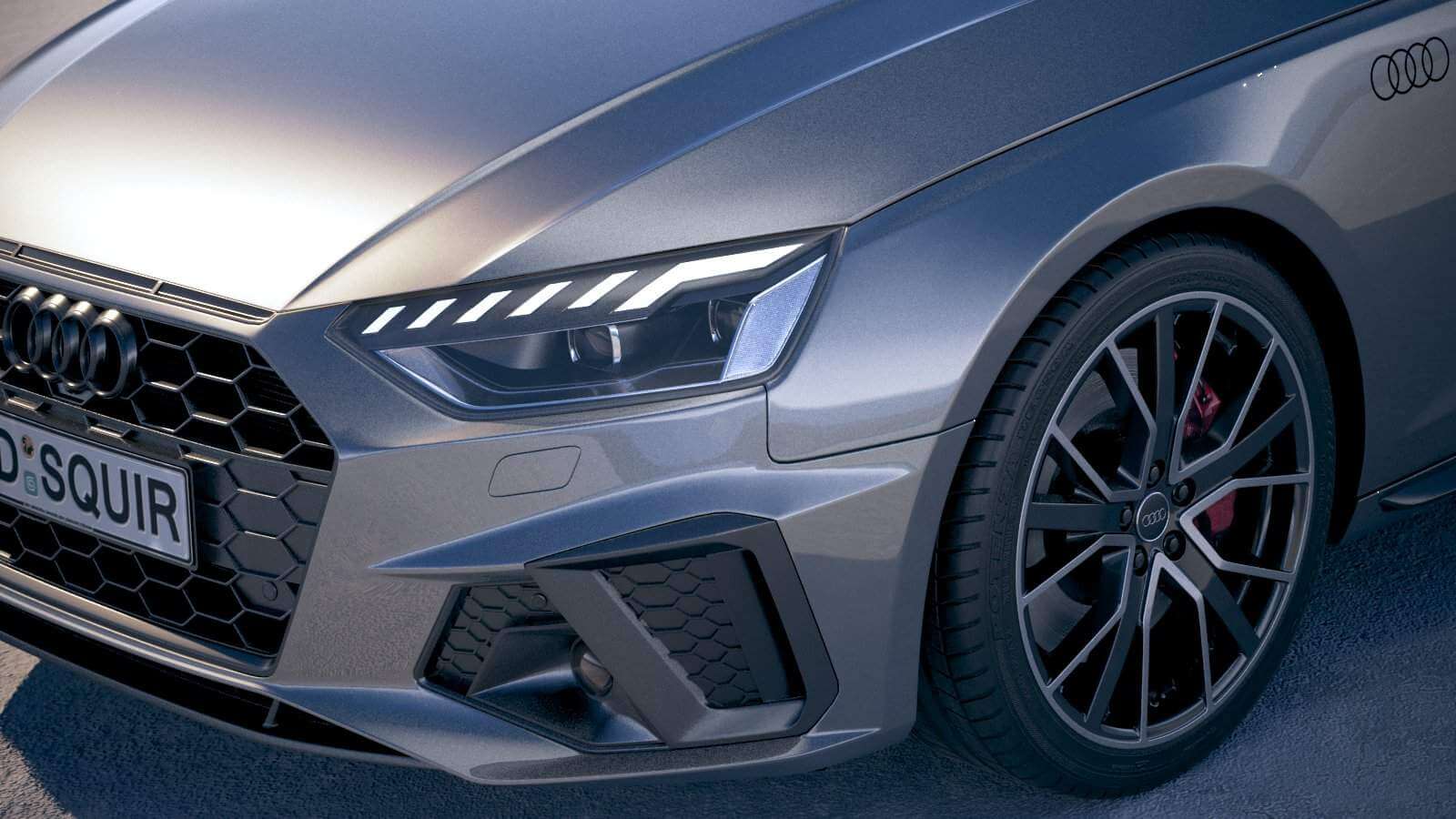 Audi A4 S-Line 2020 3D Model by SQUIR