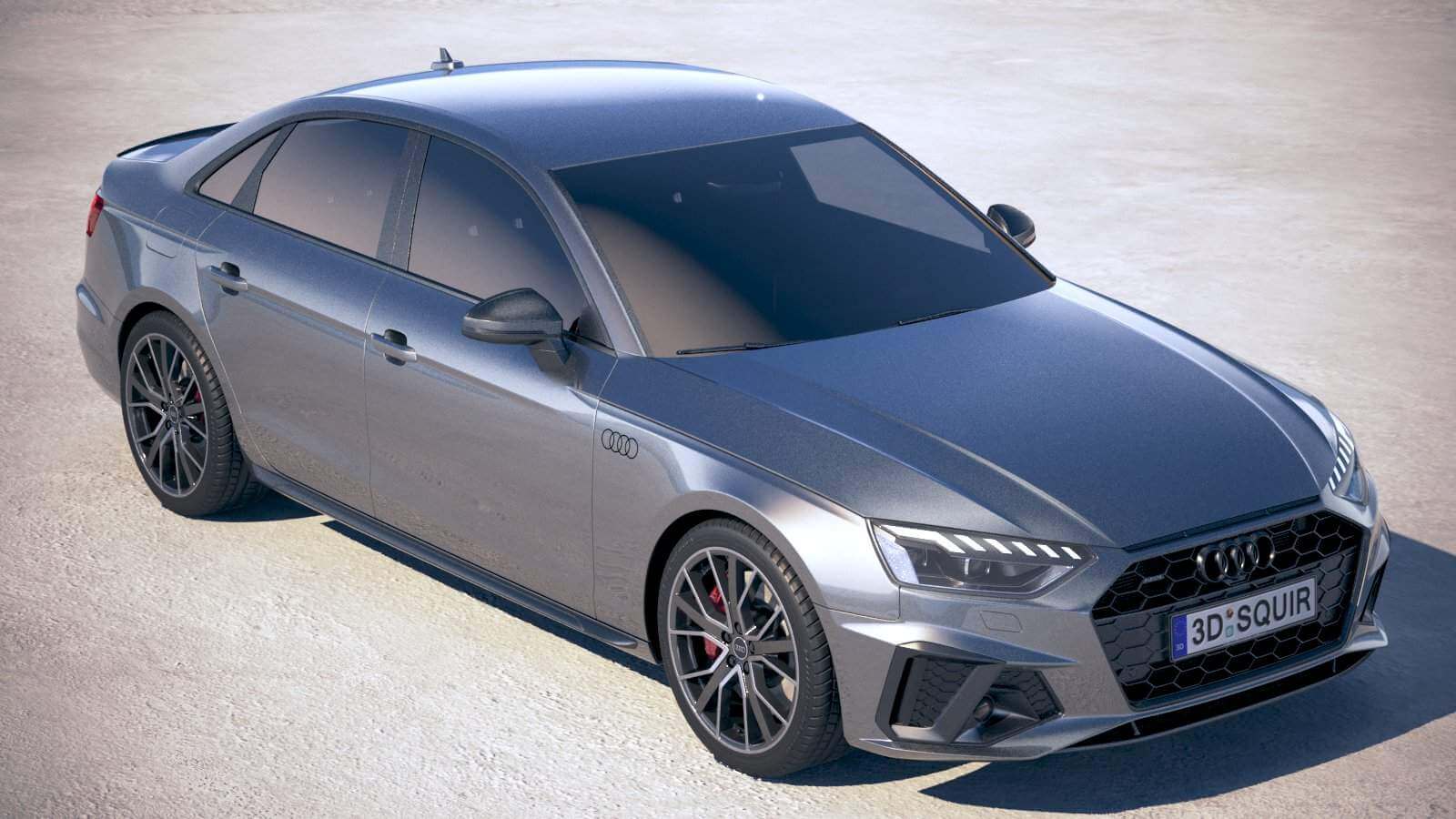 Audi A4 S-Line 2020 3D Model by SQUIR