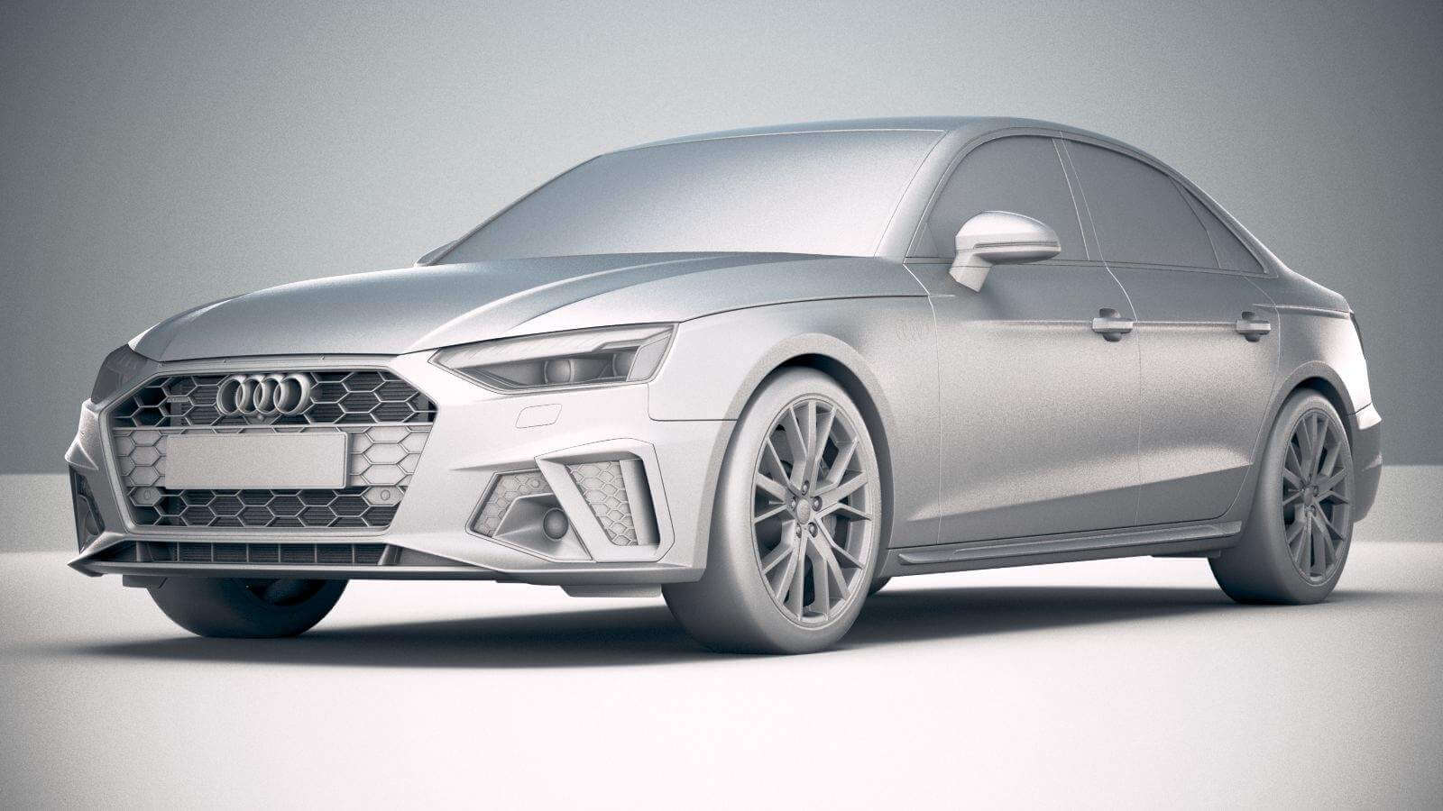Audi A4 S-Line 2020 3D Model by SQUIR