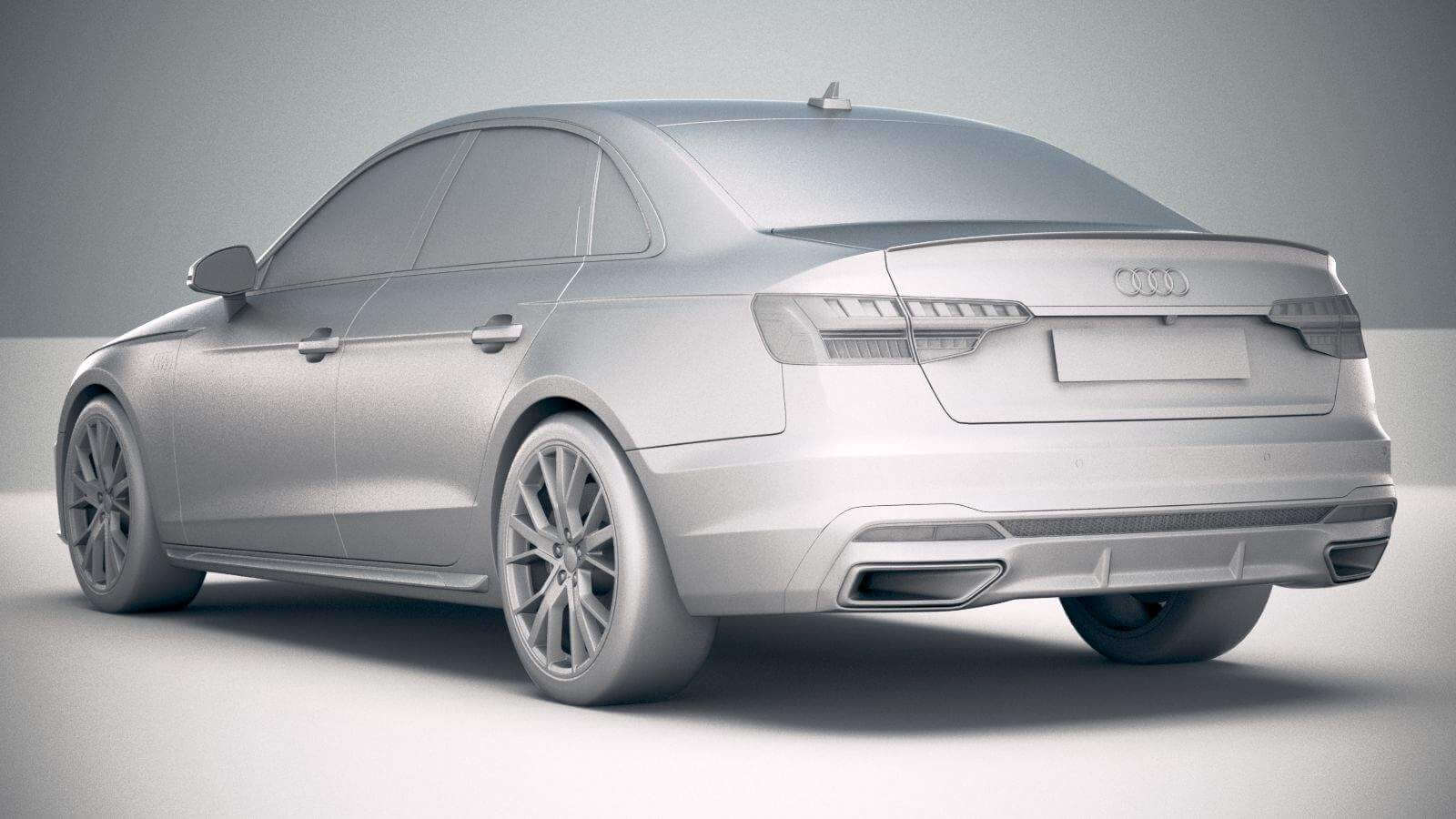 Audi A4 S-Line 2020 3D Model by SQUIR