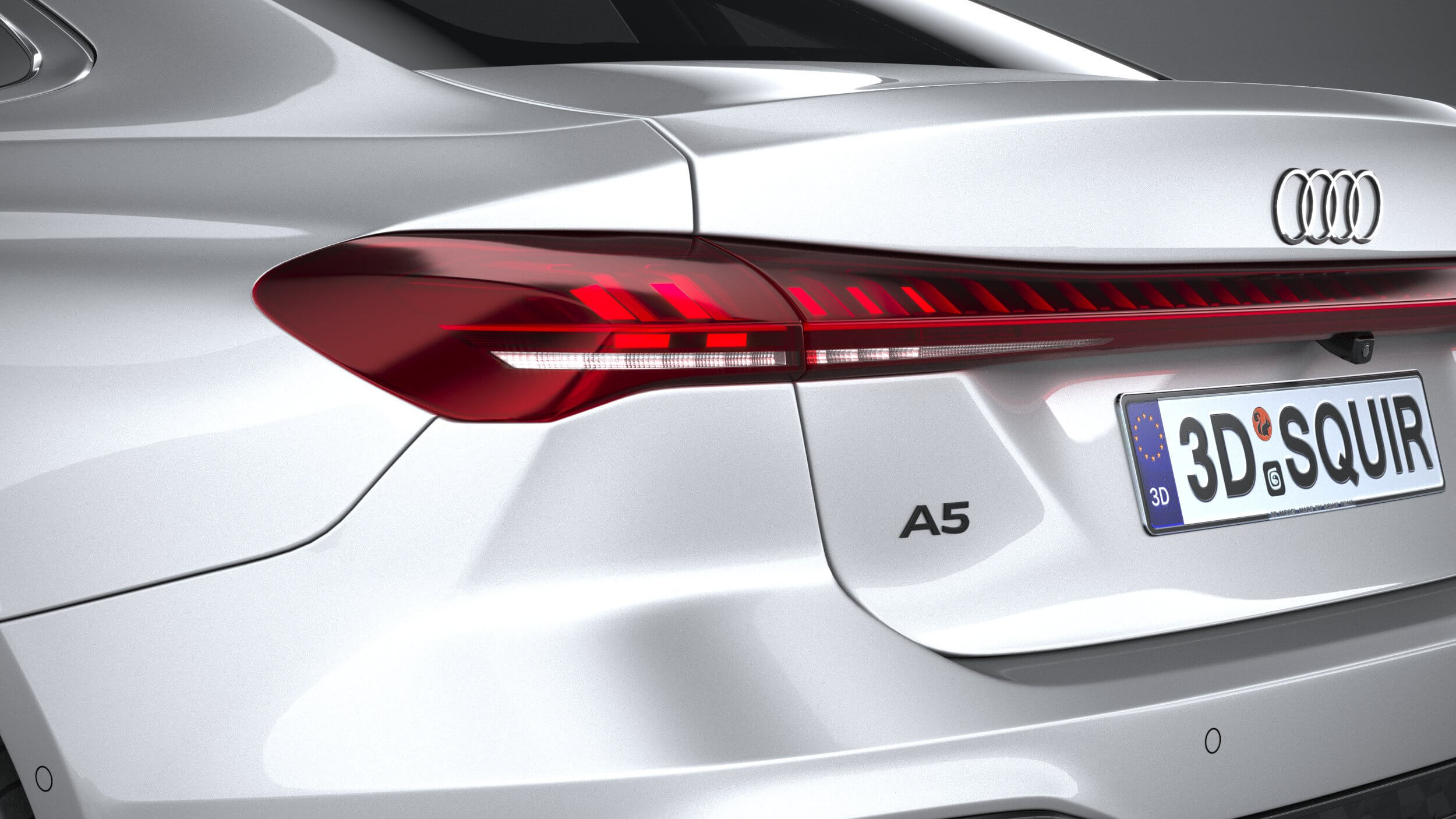 Audi A5 Sedan Regular 2025 - 3D Model by SQUIR