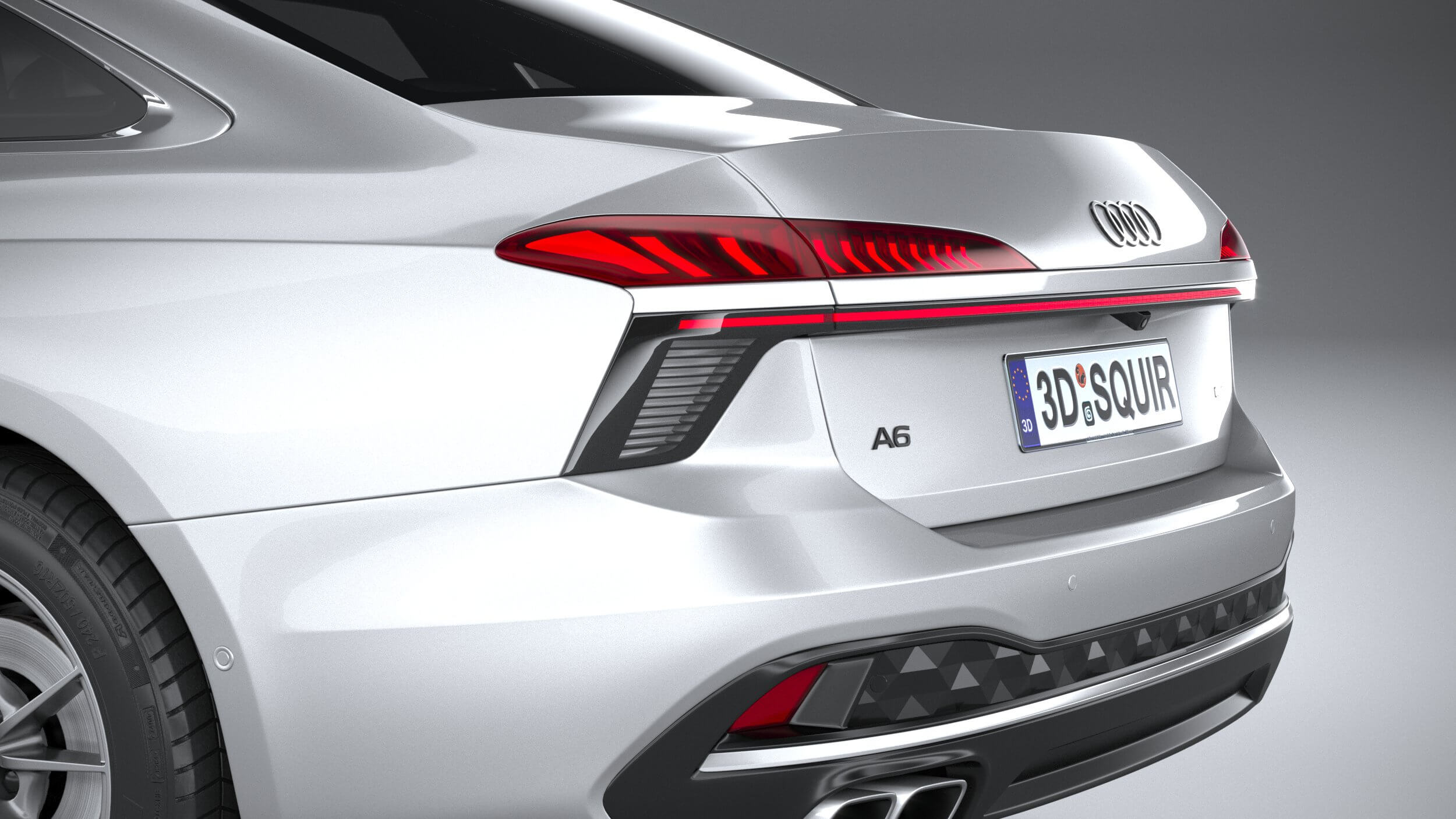 Audi A6 Sedan Regular 2026 - 3D Model by SQUIR