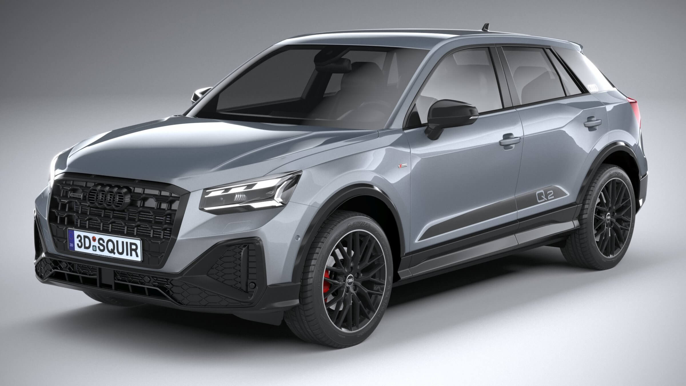Audi Q2 S-Line 2021 3D Model by SQUIR