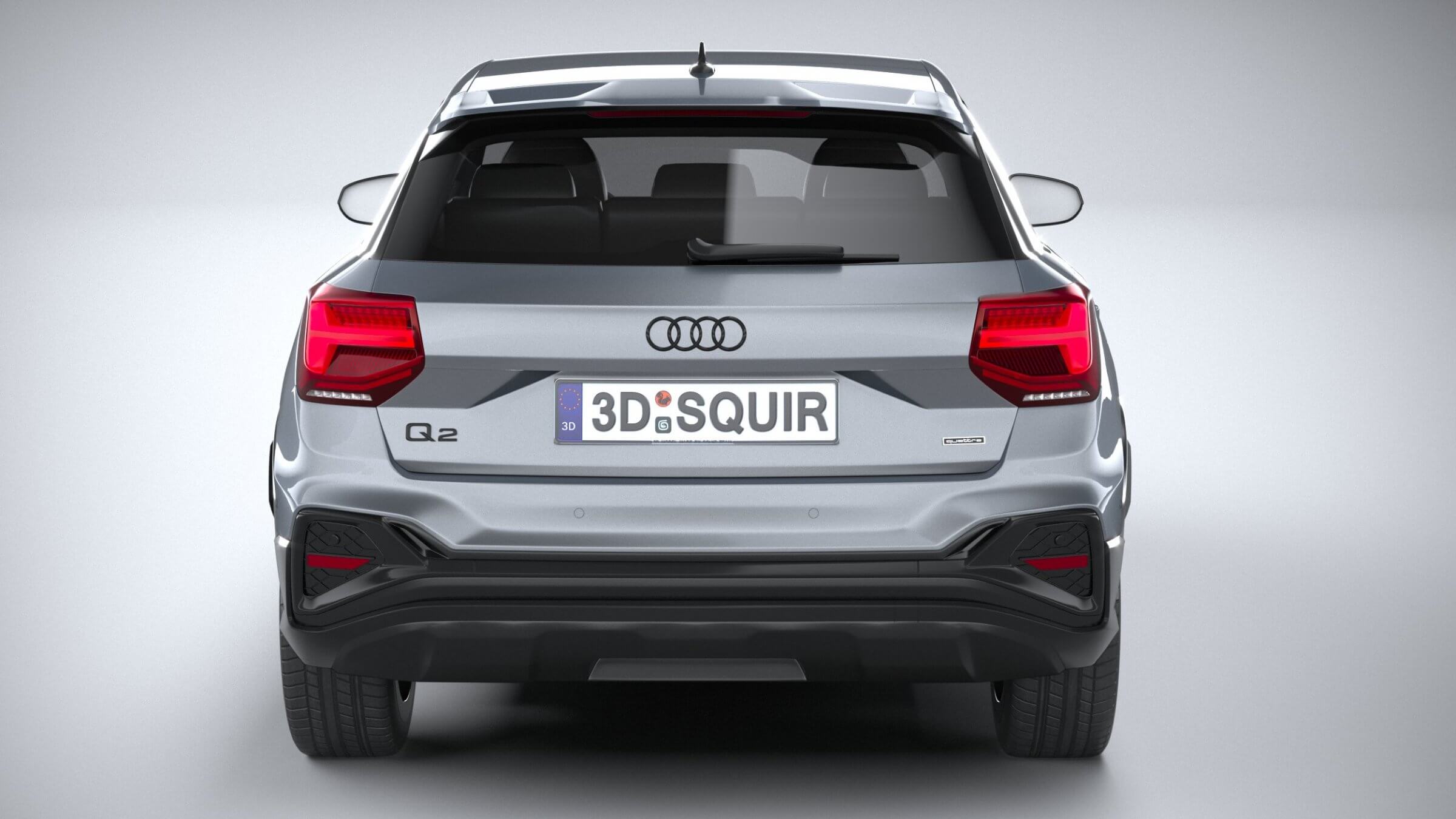 Audi Q2 S-Line 2021 3D Model by SQUIR
