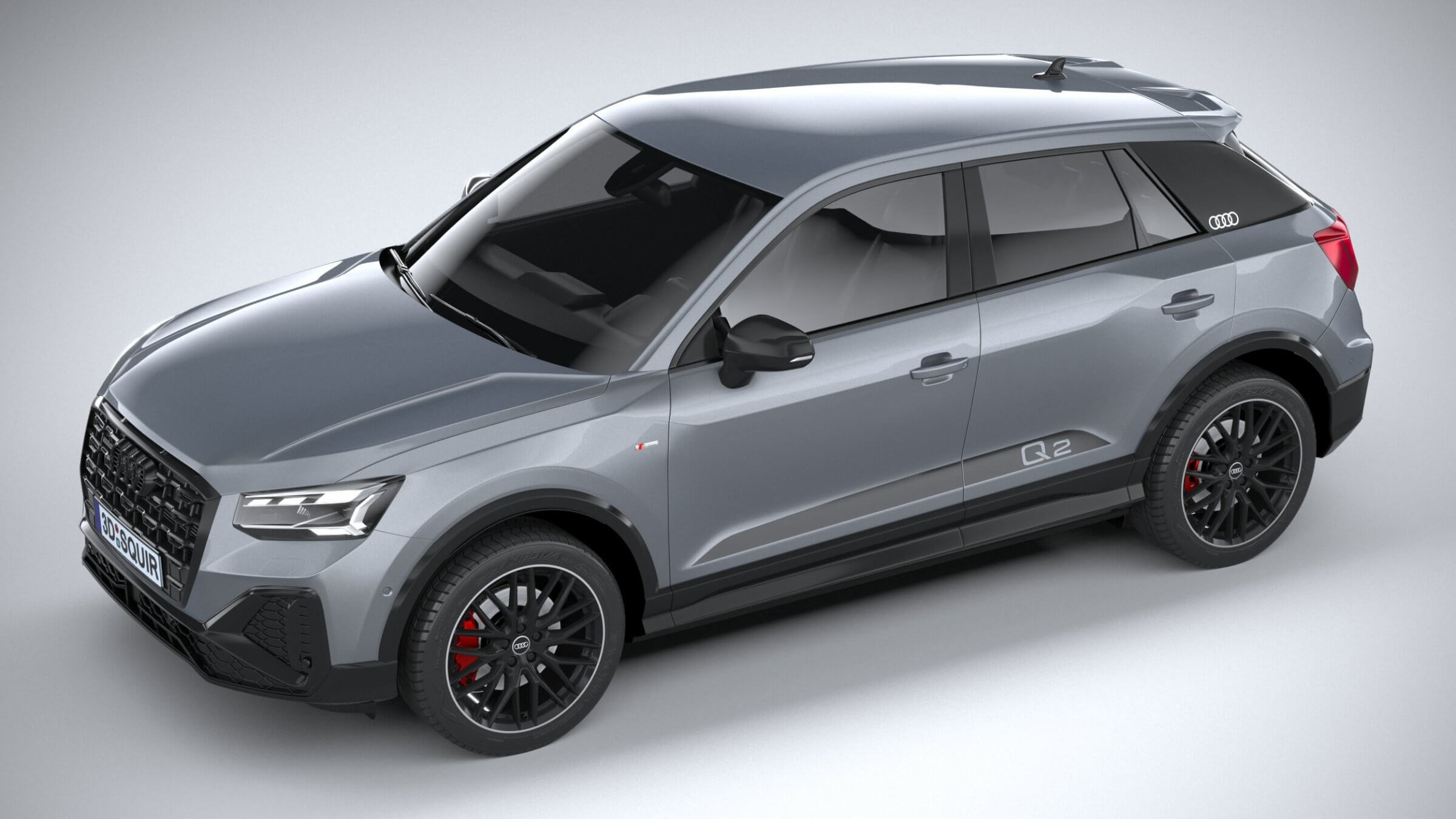Audi Q2 S-Line 2021 3D Model by SQUIR