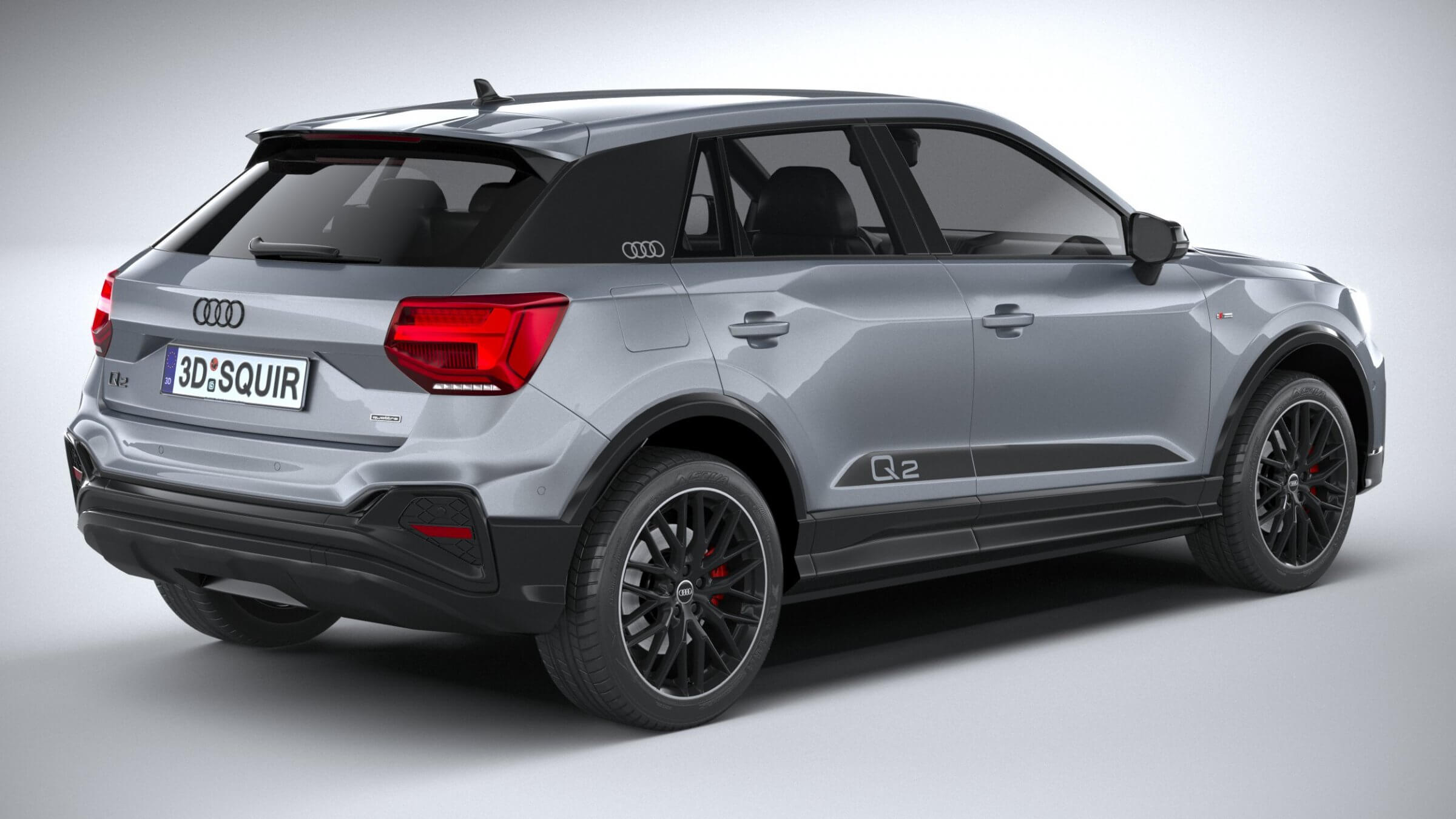 Audi Q2 S-Line 2021 3D Model by SQUIR