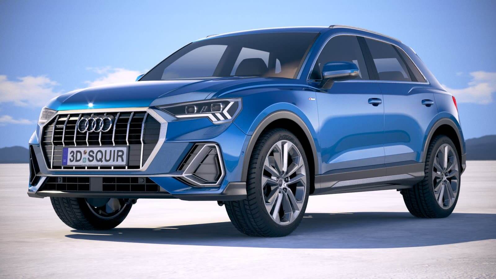 Audi Q3 S-Line 2019 3D Model by SQUIR