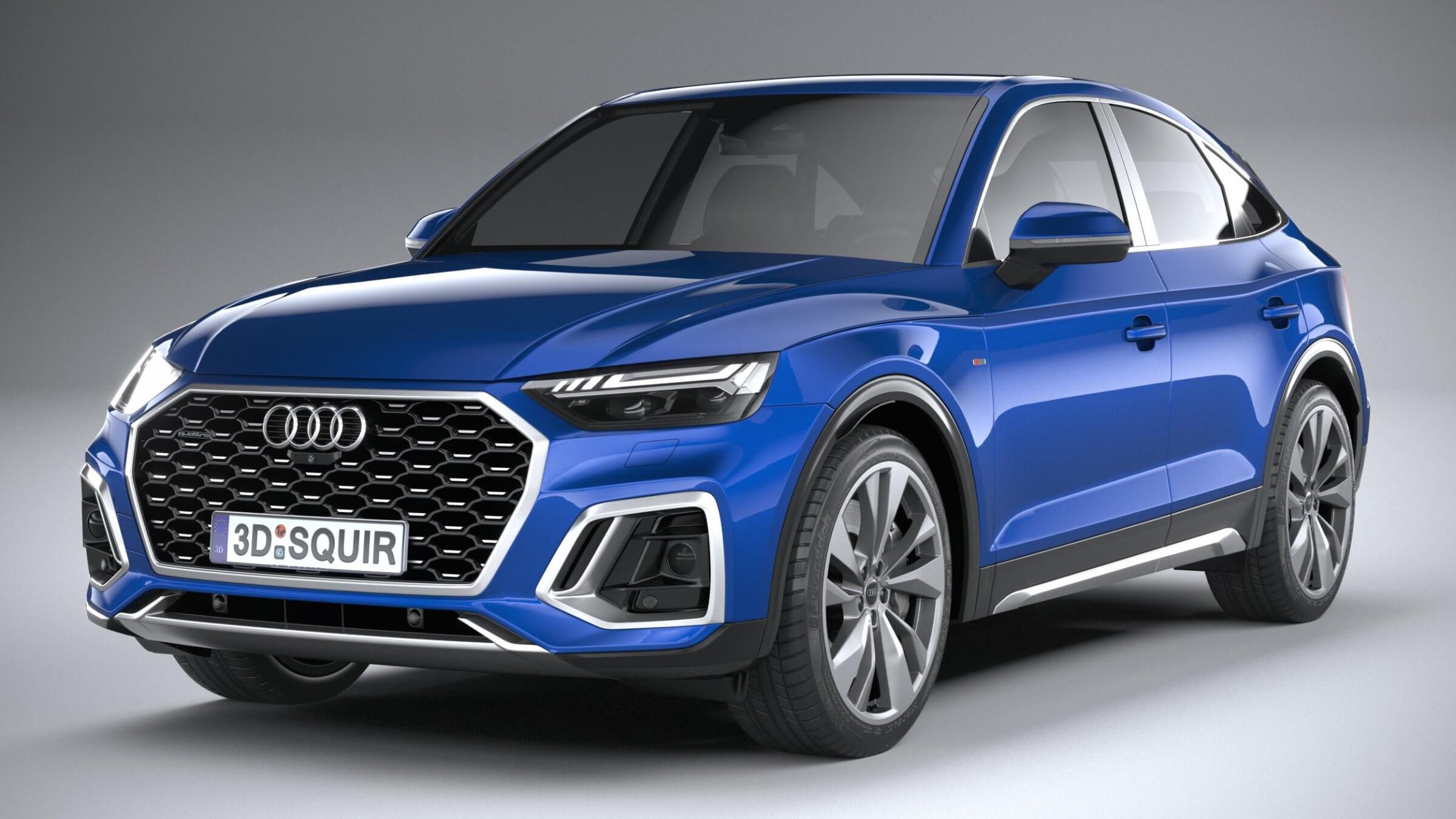 Audi Q5 Sportback S-line 2021 3D Model by SQUIR