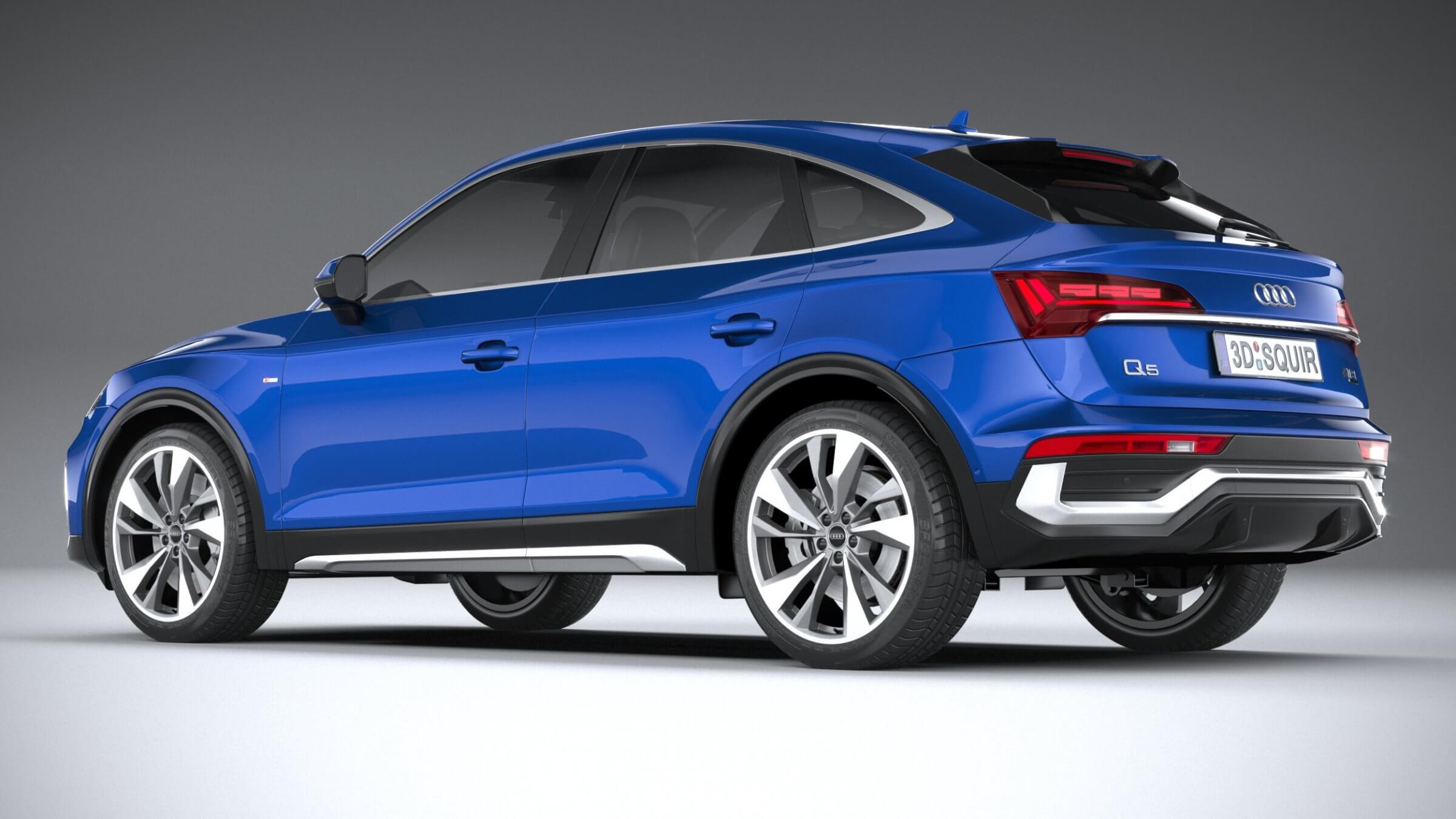 Audi Q5 Sportback S-line 2021 3D Model by SQUIR