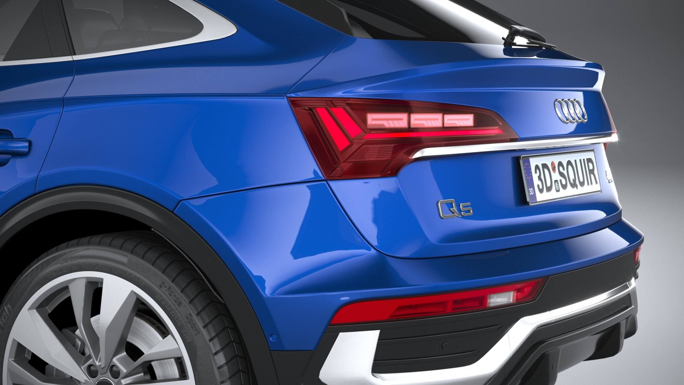 Audi Q5 Sportback S-line 2021 3D Model by SQUIR