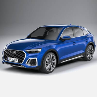 Audi Q5 Sportback S-line 2021 3D Model by SQUIR
