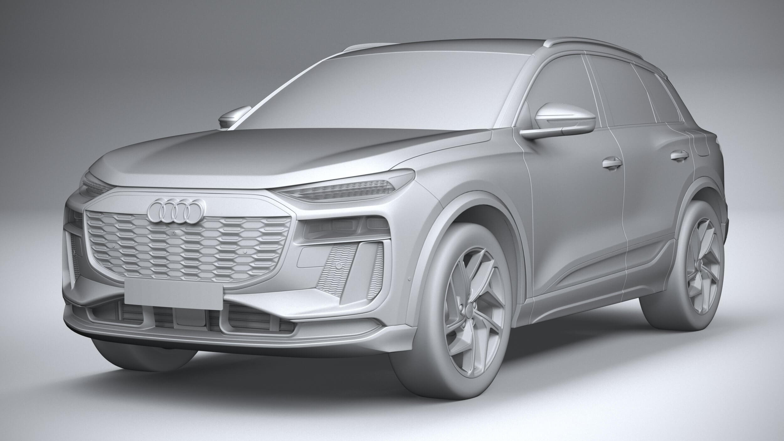 Audi Q6 E-Tron 2025 3D Model by SQUIR