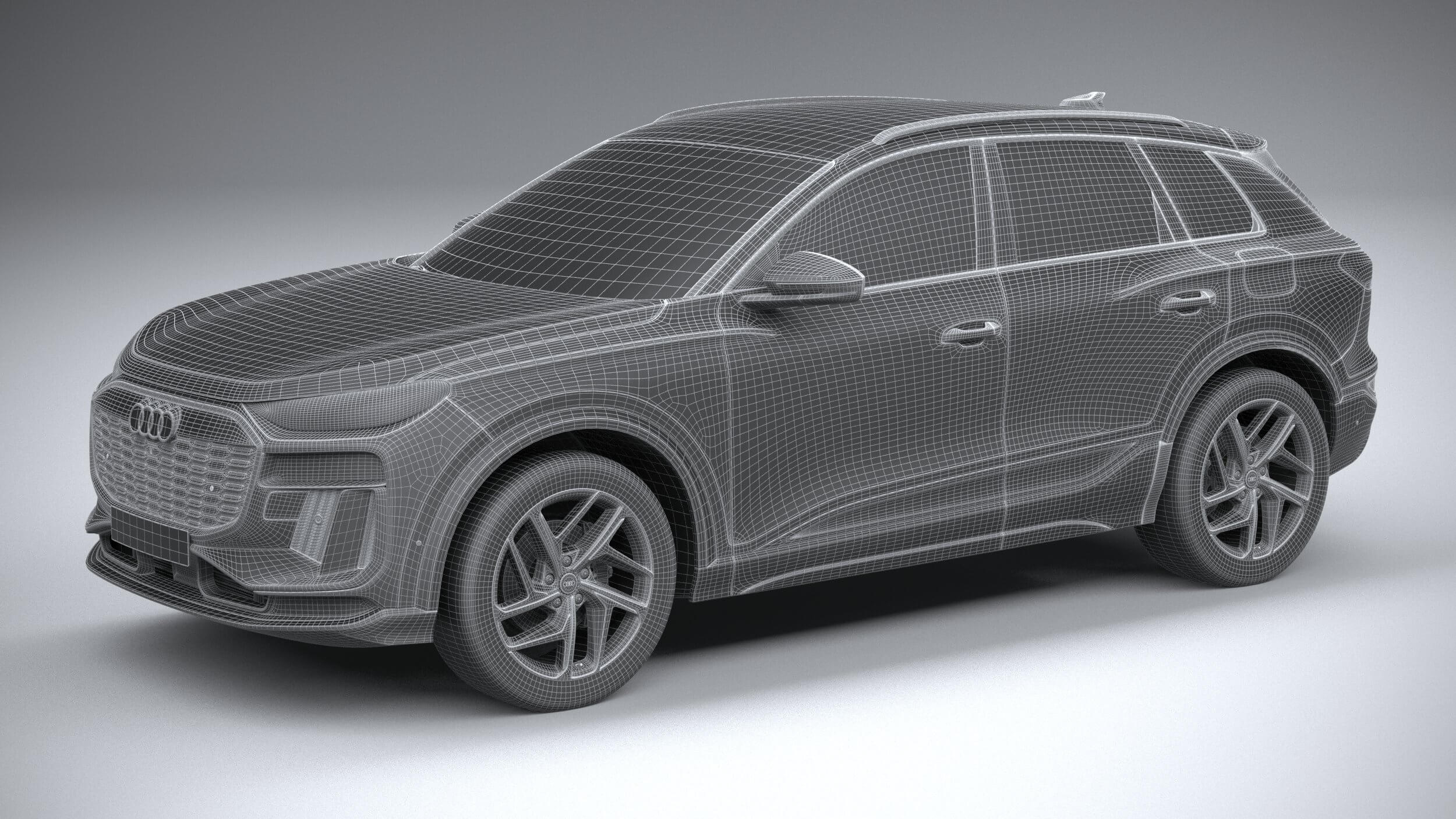 Audi Q6 E-Tron 2025 3D Model by SQUIR