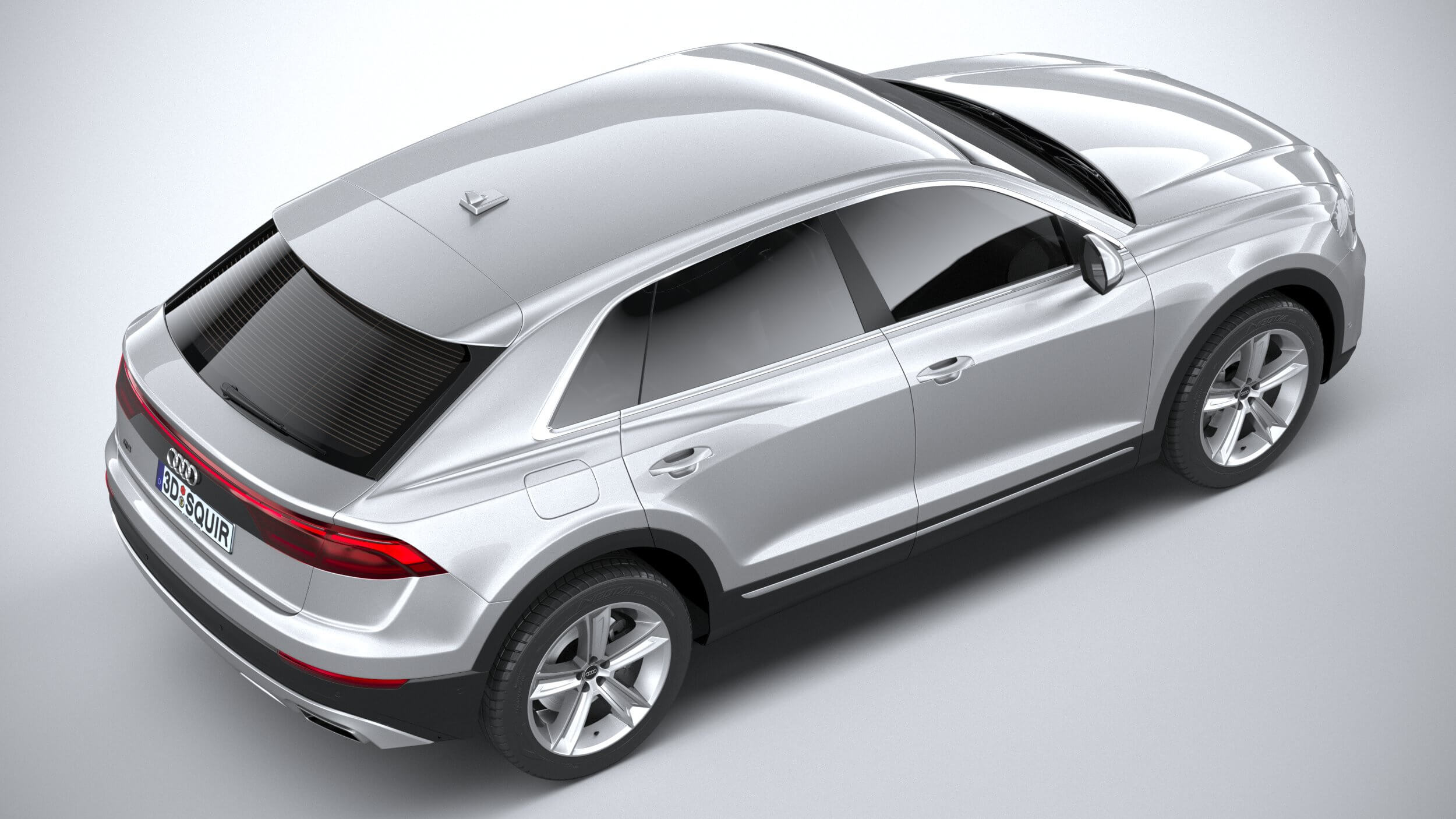 Audi Q8 Basic 2024 - 3D Model by SQUIR