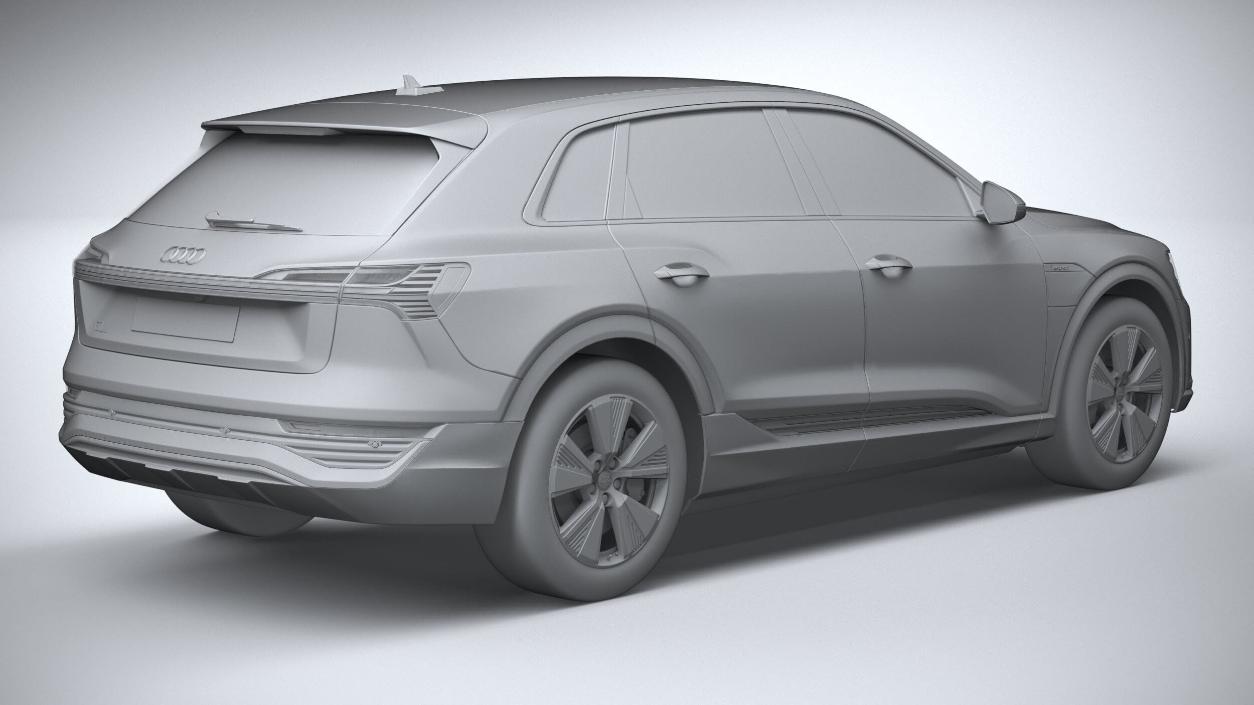 Audi Q8 E-Tron 2024 3D Model by SQUIR