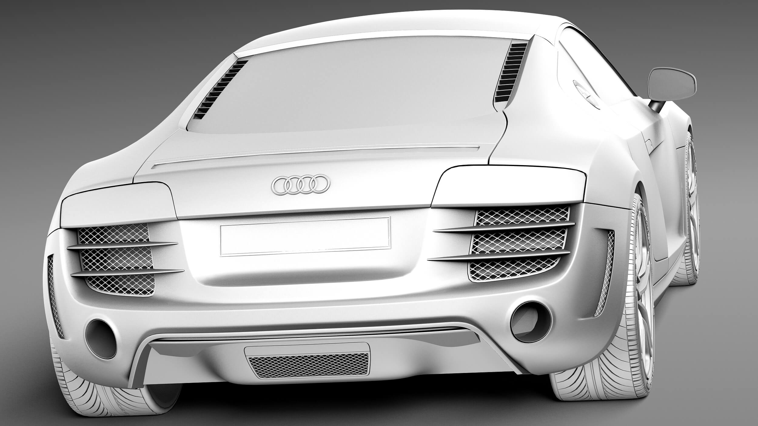 Audi R8 2013 - 3D Model by SQUIR