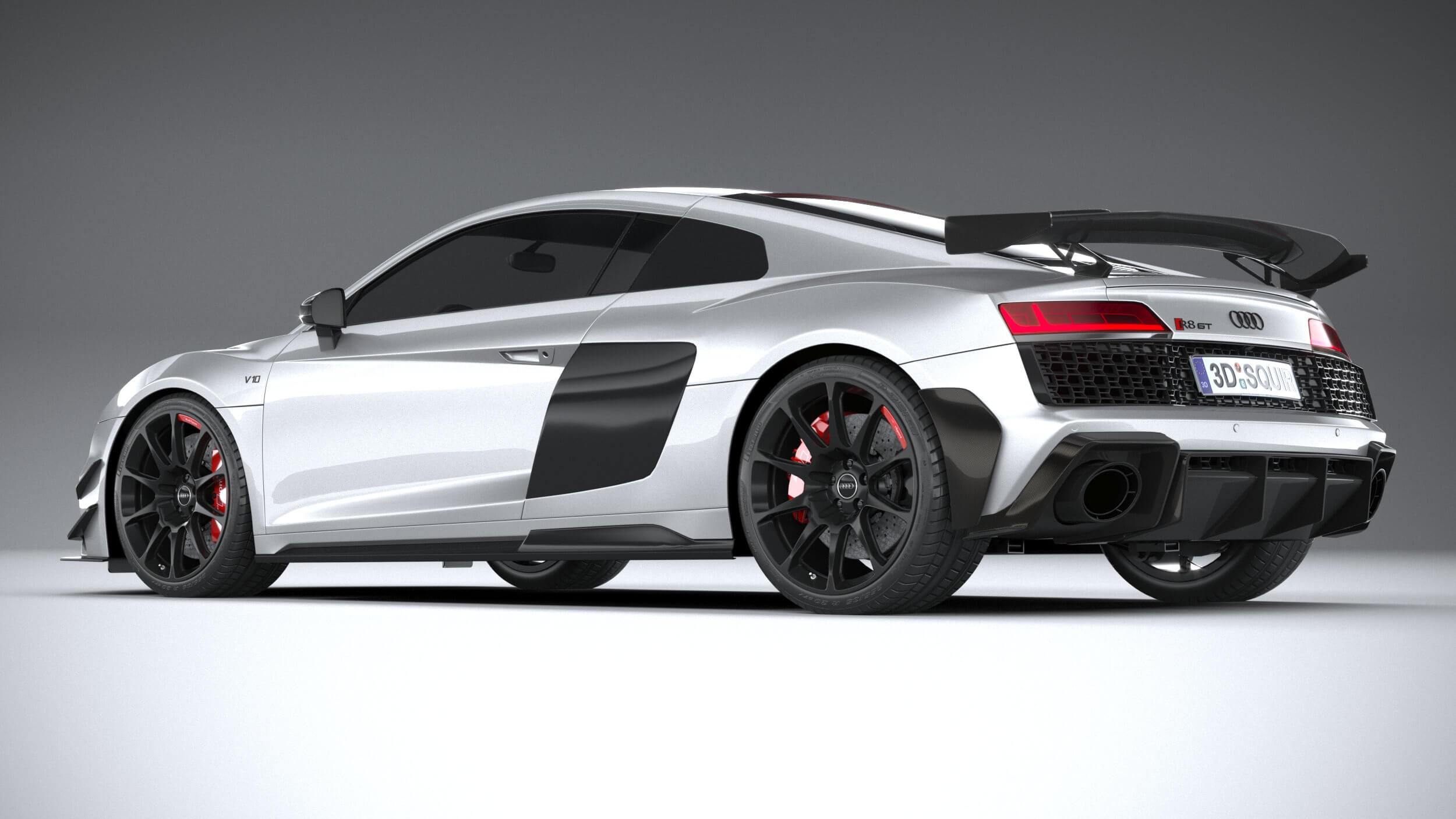 Audi R8 Coupe V10 GT RWD 2023 - 3D Model by SQUIR