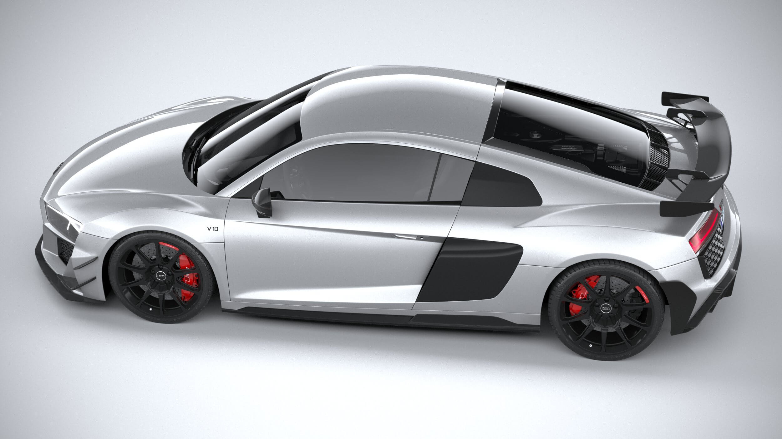 Audi R8 Coupe V10 GT RWD 2023 - 3D Model by SQUIR