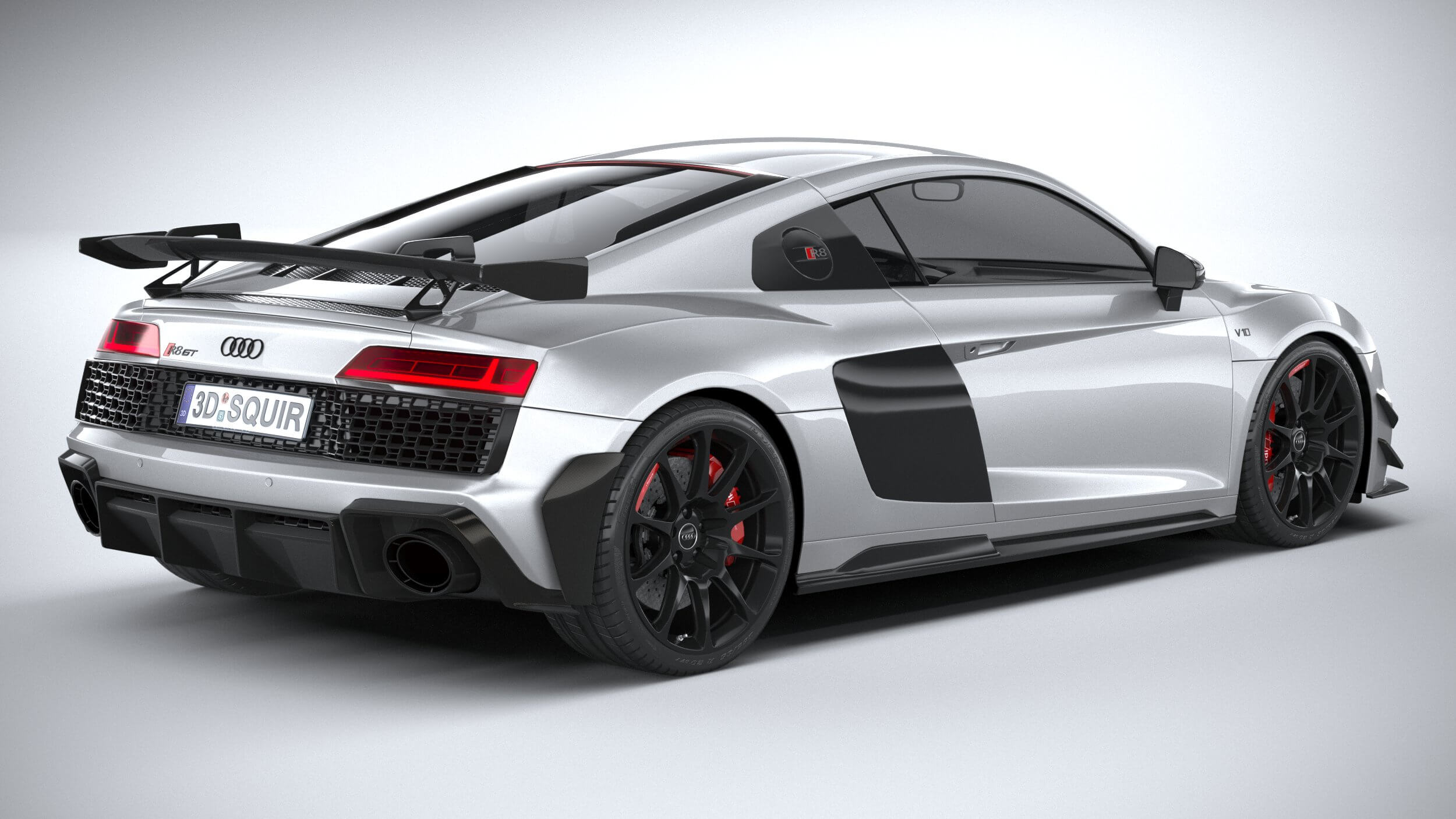 Audi R8 Coupe V10 GT RWD 2023 - 3D Model by SQUIR