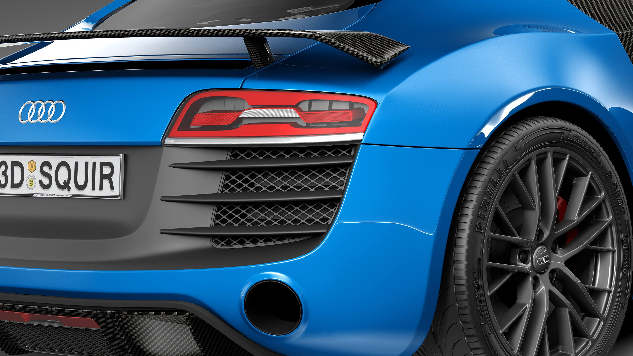 Audi R8 LMX 2015 - 3D Model by SQUIR