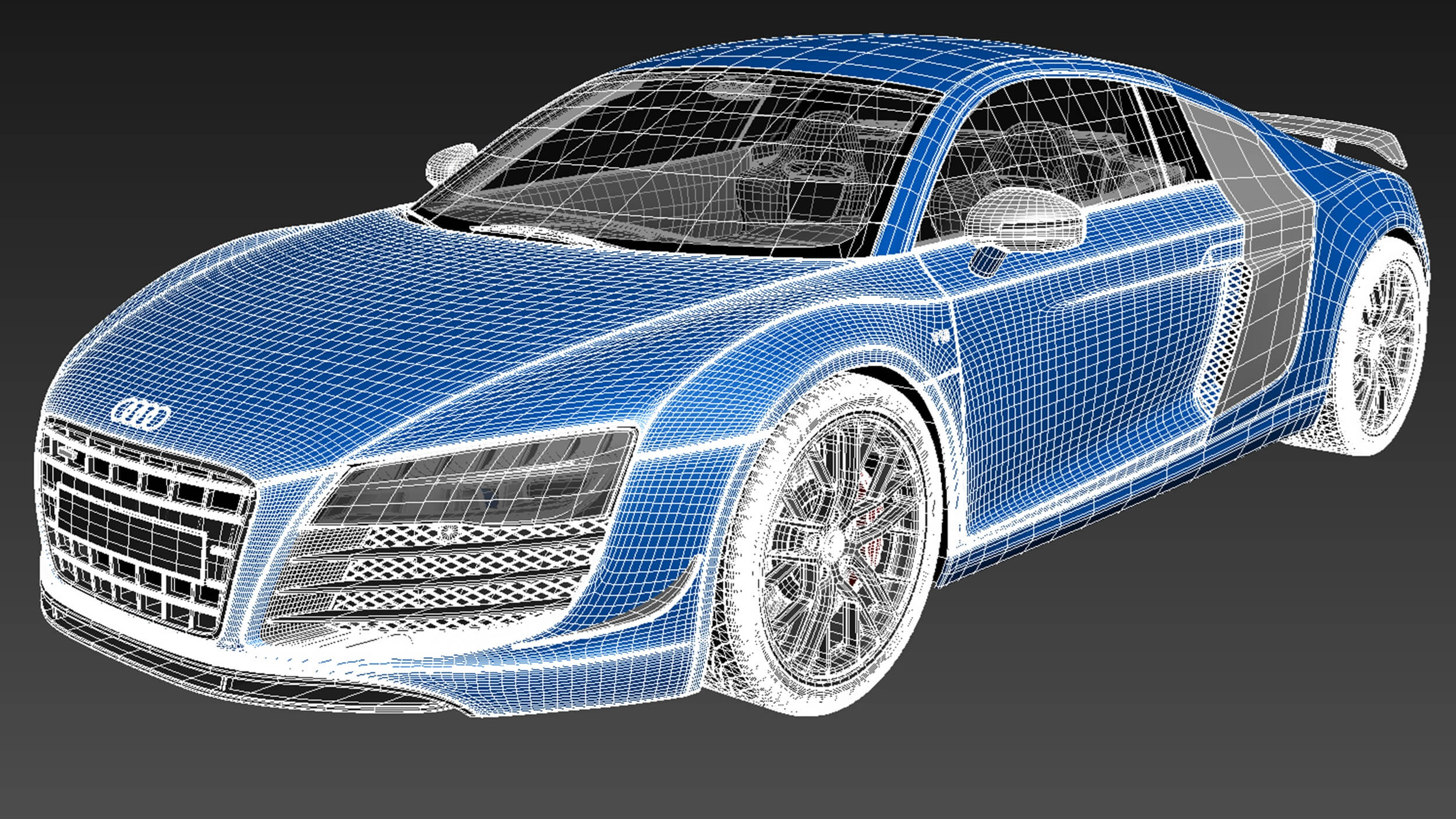 Audi R8 LMX 2015 - 3D Model by SQUIR
