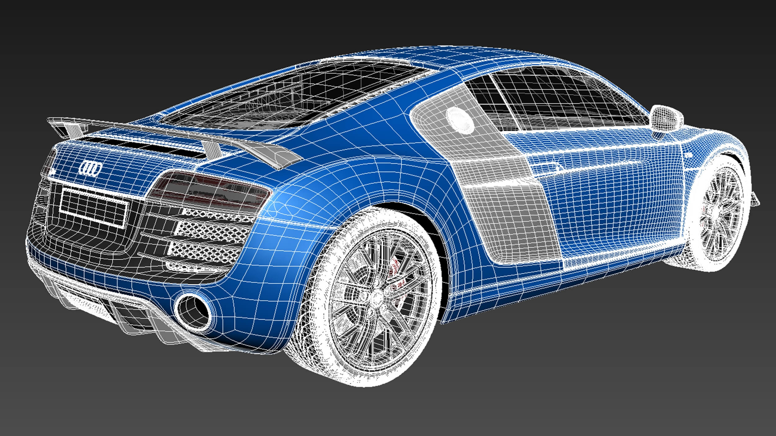 Audi R8 LMX 2015 - 3D Model by SQUIR