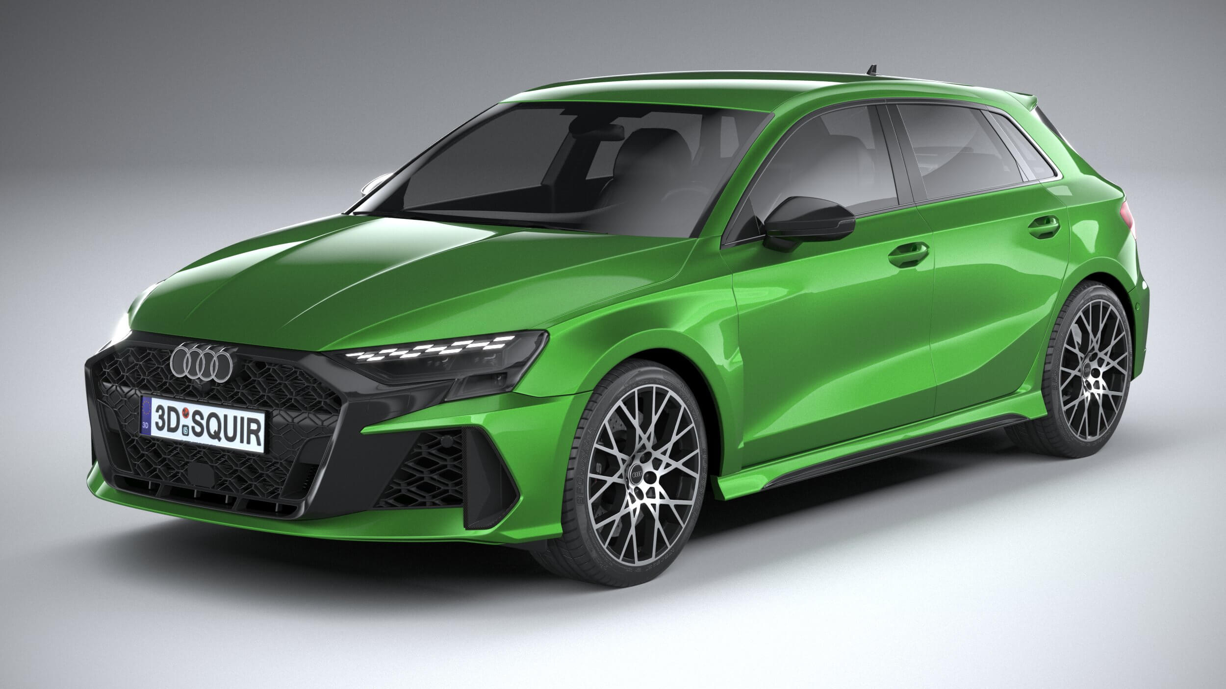 Audi RS3 2025 - 3D Model by SQUIR