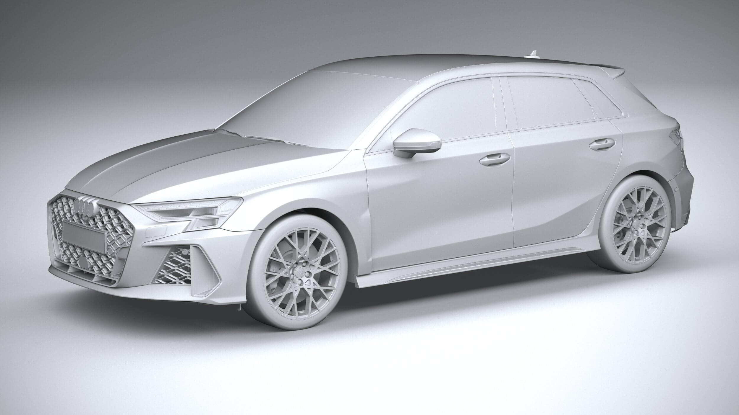 Audi RS3 2025 - 3D Model by SQUIR