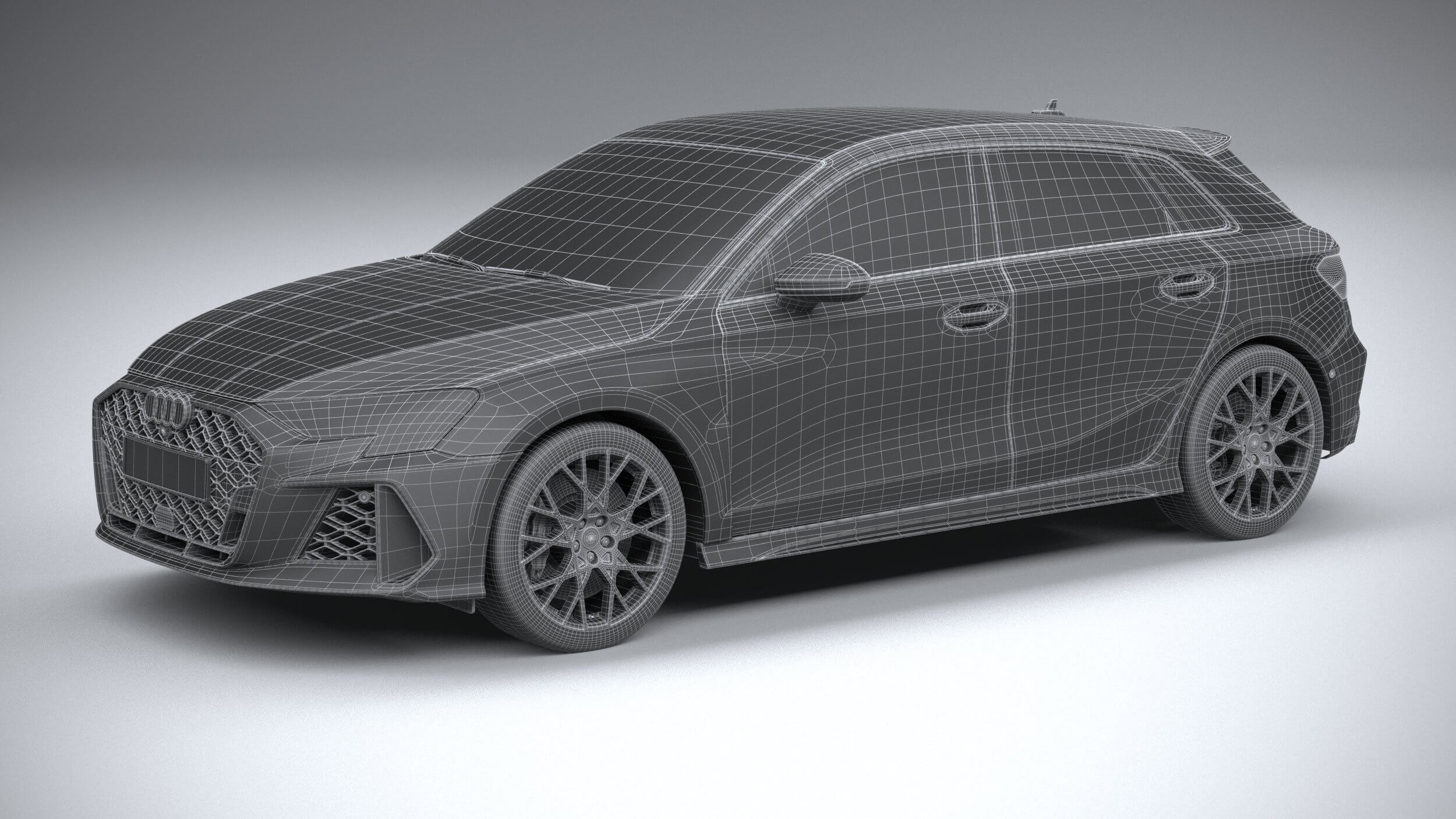 Audi RS3 2025 - 3D Model by SQUIR