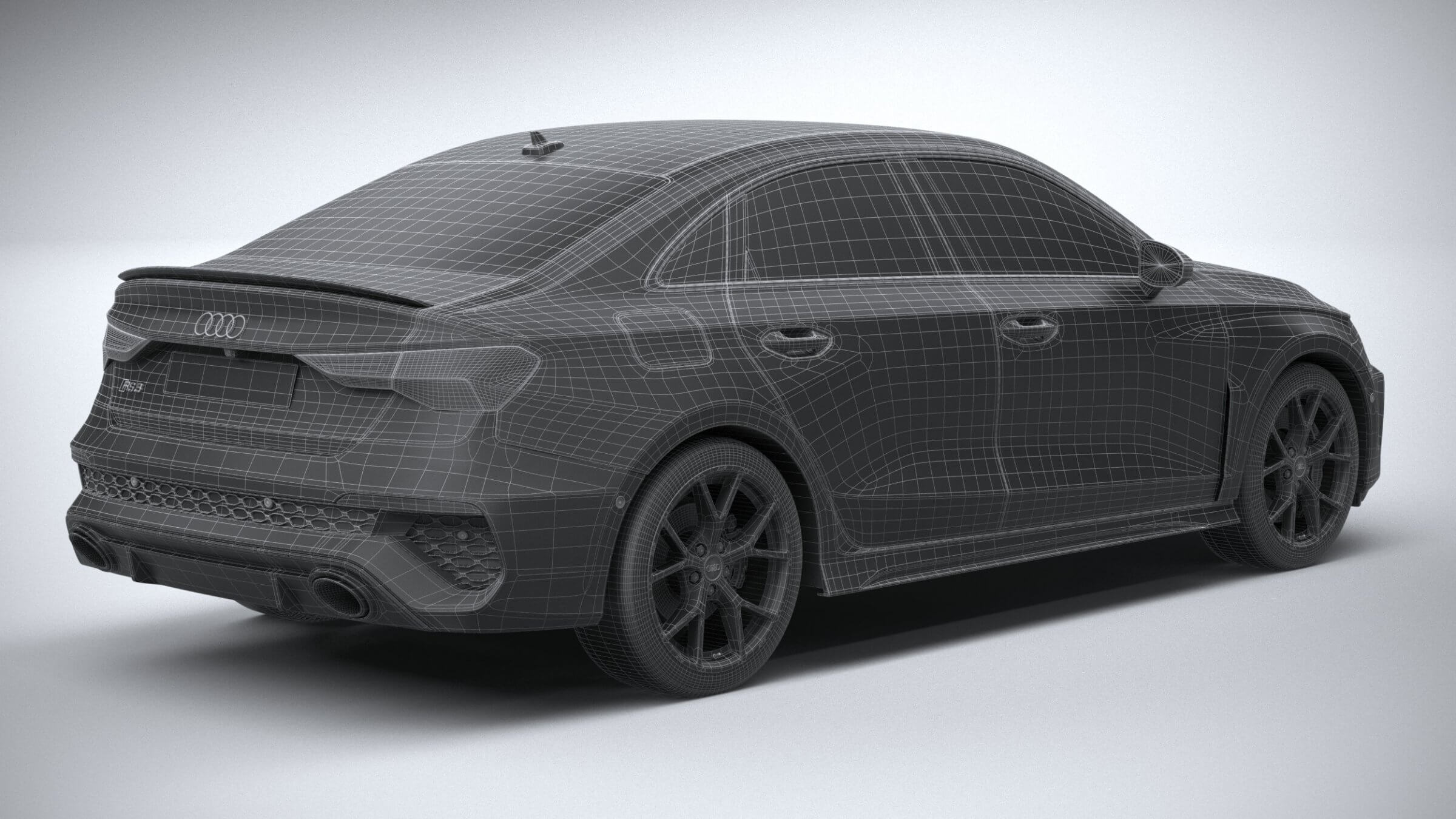 Audi RS3 Sedan 2022 - 3D Model by SQUIR