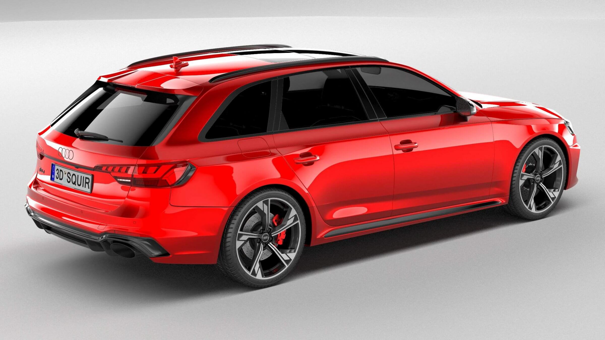 Audi RS4 Avant 2020 - 3D Model by SQUIR
