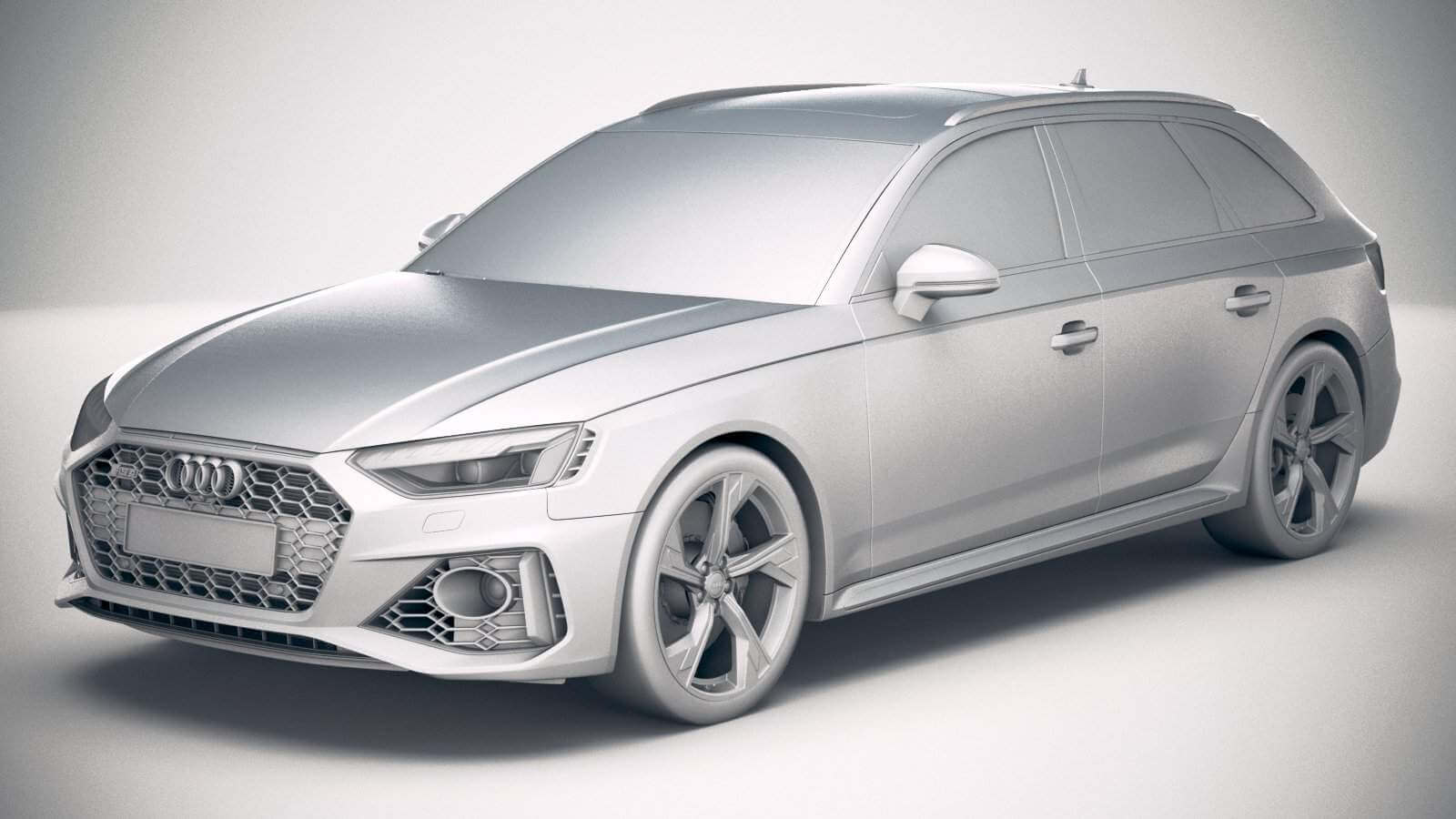 Audi RS4 Avant 2020 - 3D Model by SQUIR