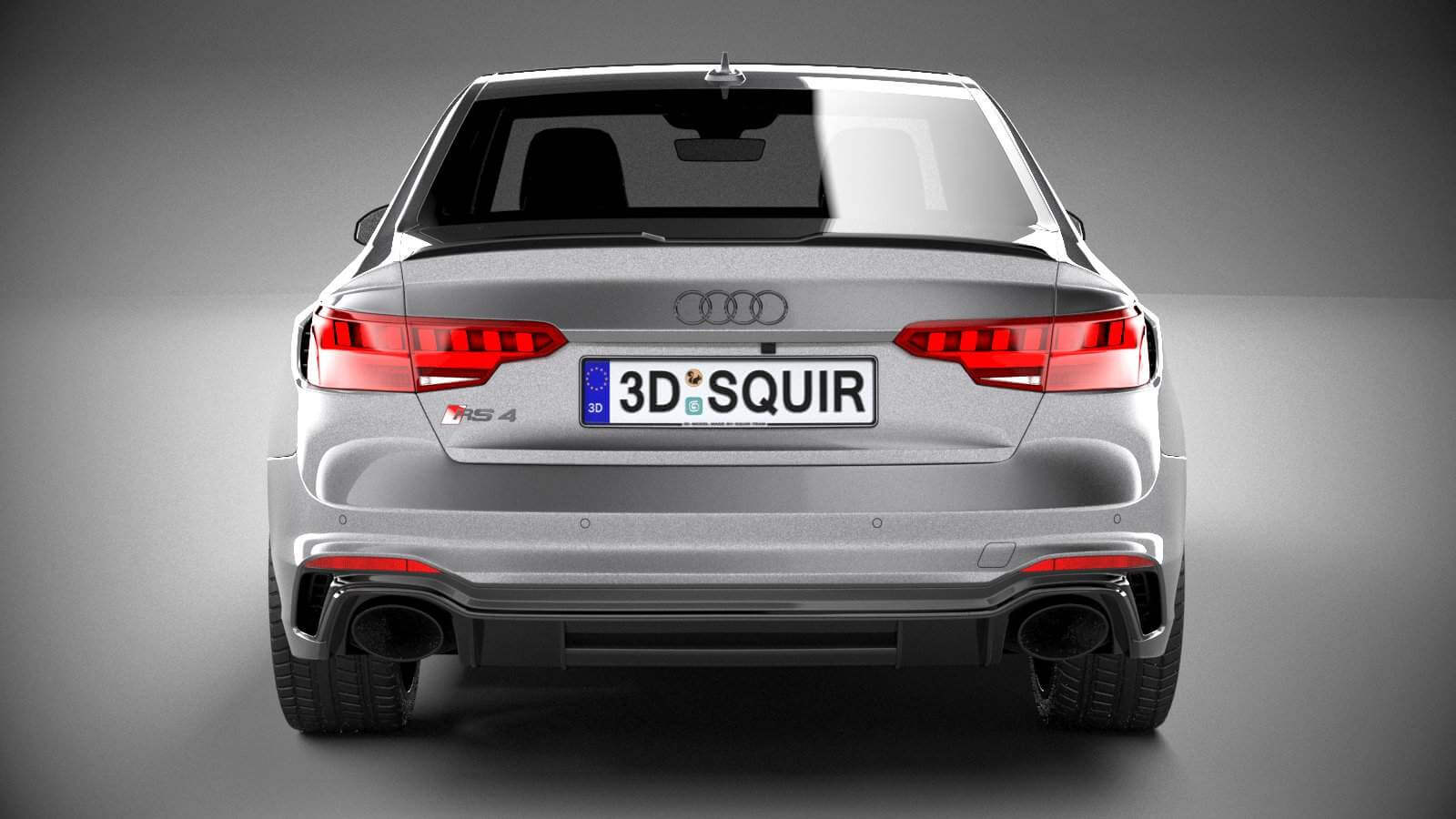 Audi RS4 Sedan 2020 - 3D Model by SQUIR