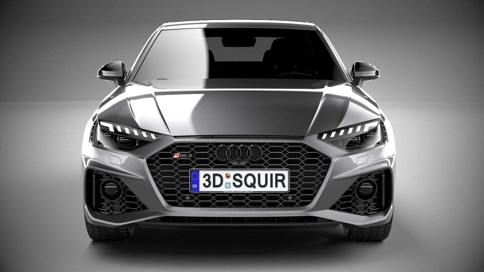 Audi RS4 Sedan 2020 - 3D Model by SQUIR